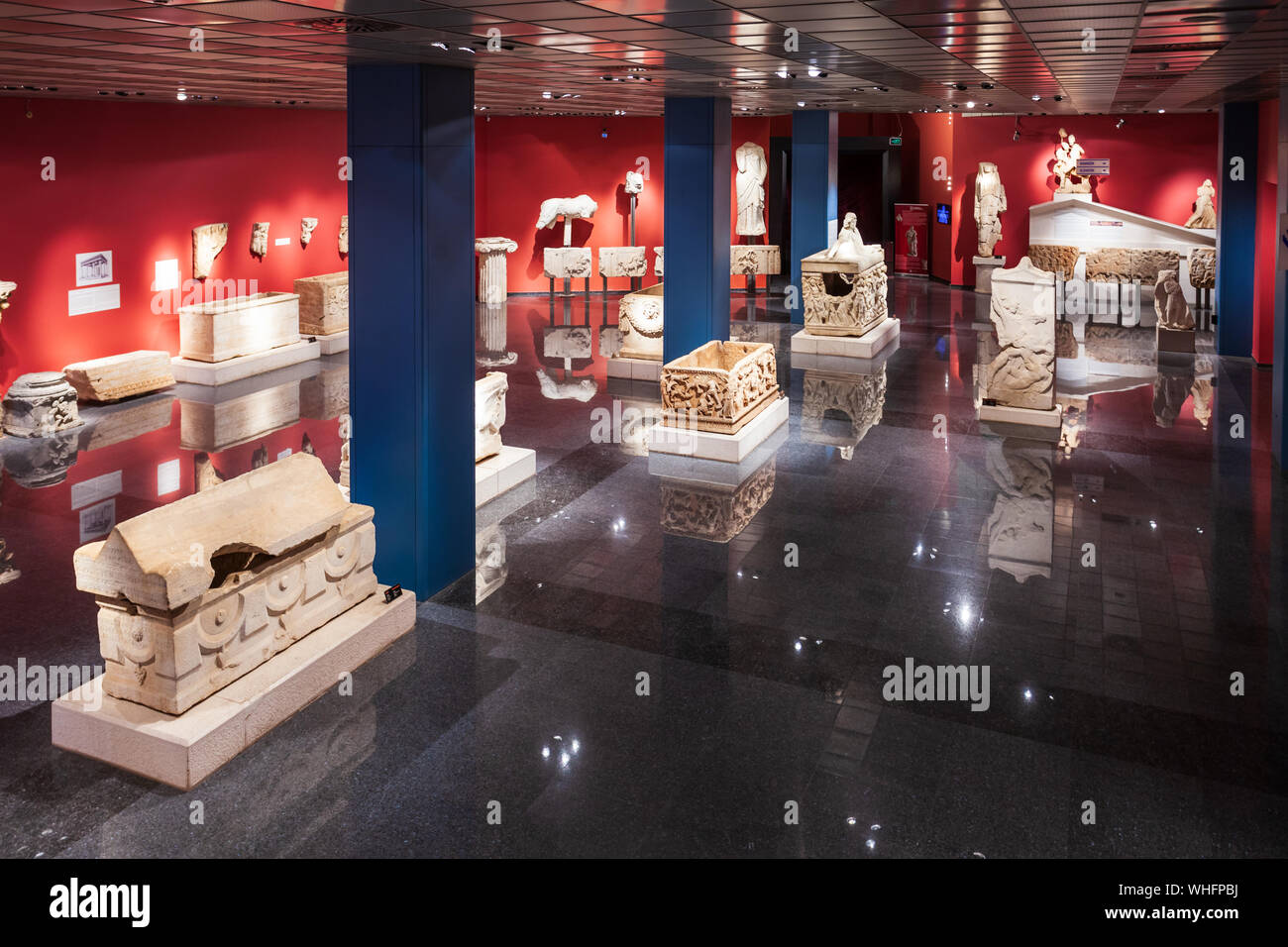 ANTALYA, TURKEY - SEPTEMBER 14, 2014: Antalya Archeological Museum is ...