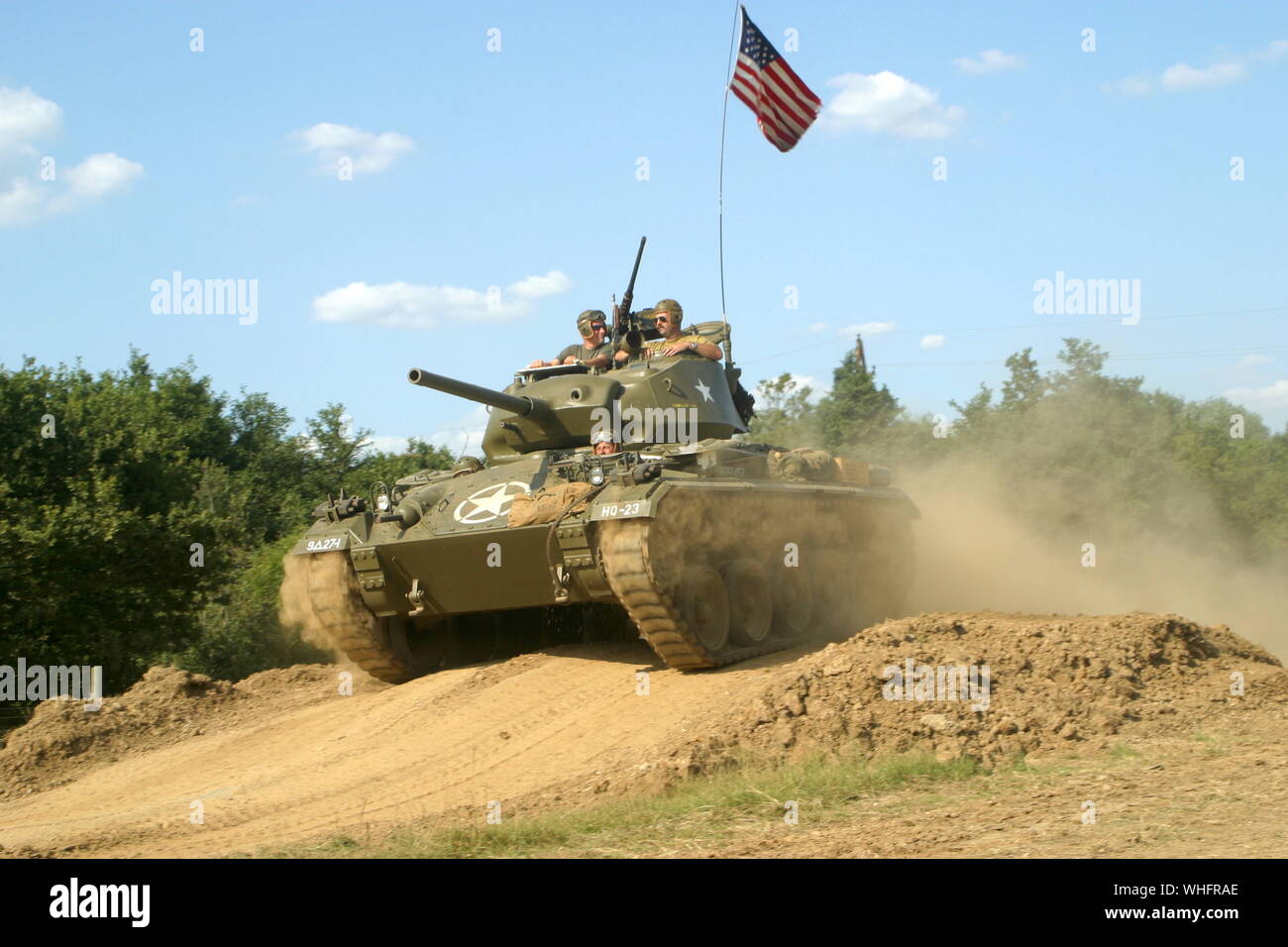 The M24 Chaffee is an WWII light tank that continued its service in the ...