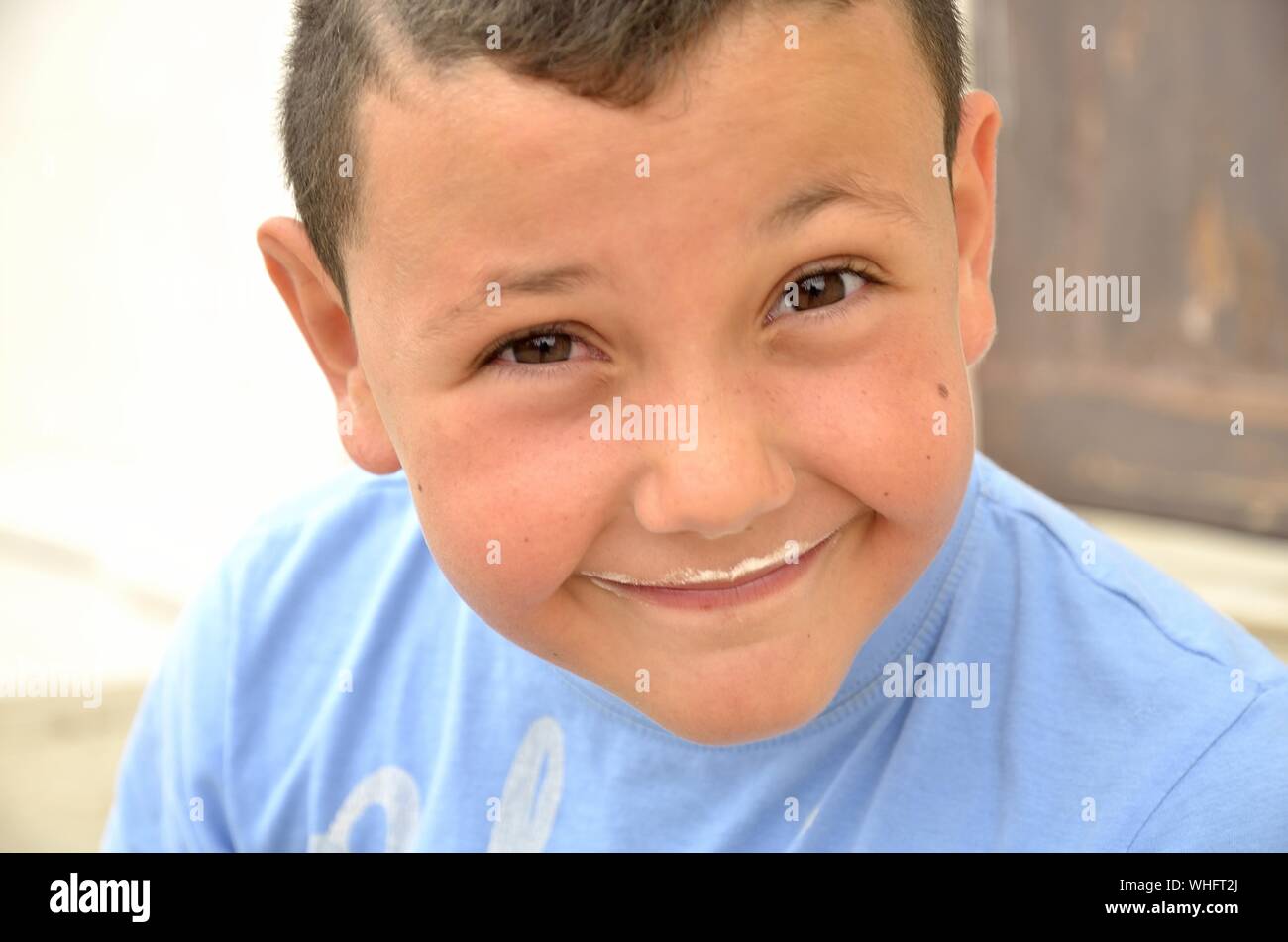 Boy close up lips hi-res stock photography and images - Alamy