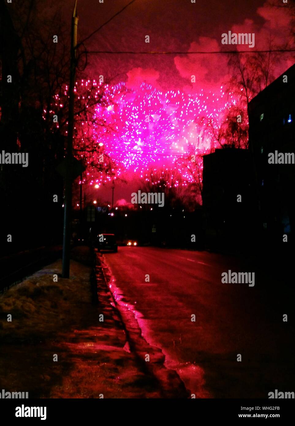 Pink night hi-res stock photography and images - Alamy