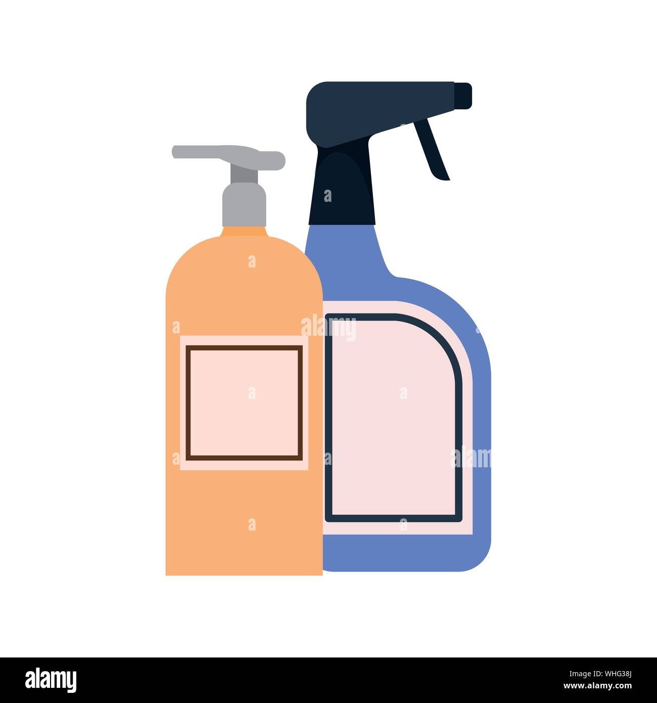 pet grooming containers on white background Stock Vector Image & Art ...