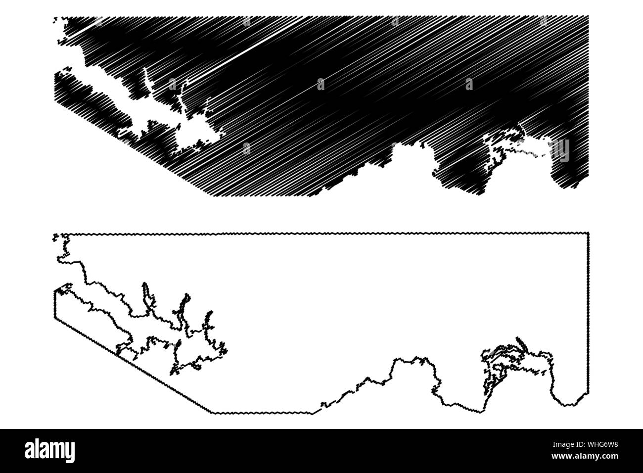 Marion county map hi-res stock photography and images - Alamy