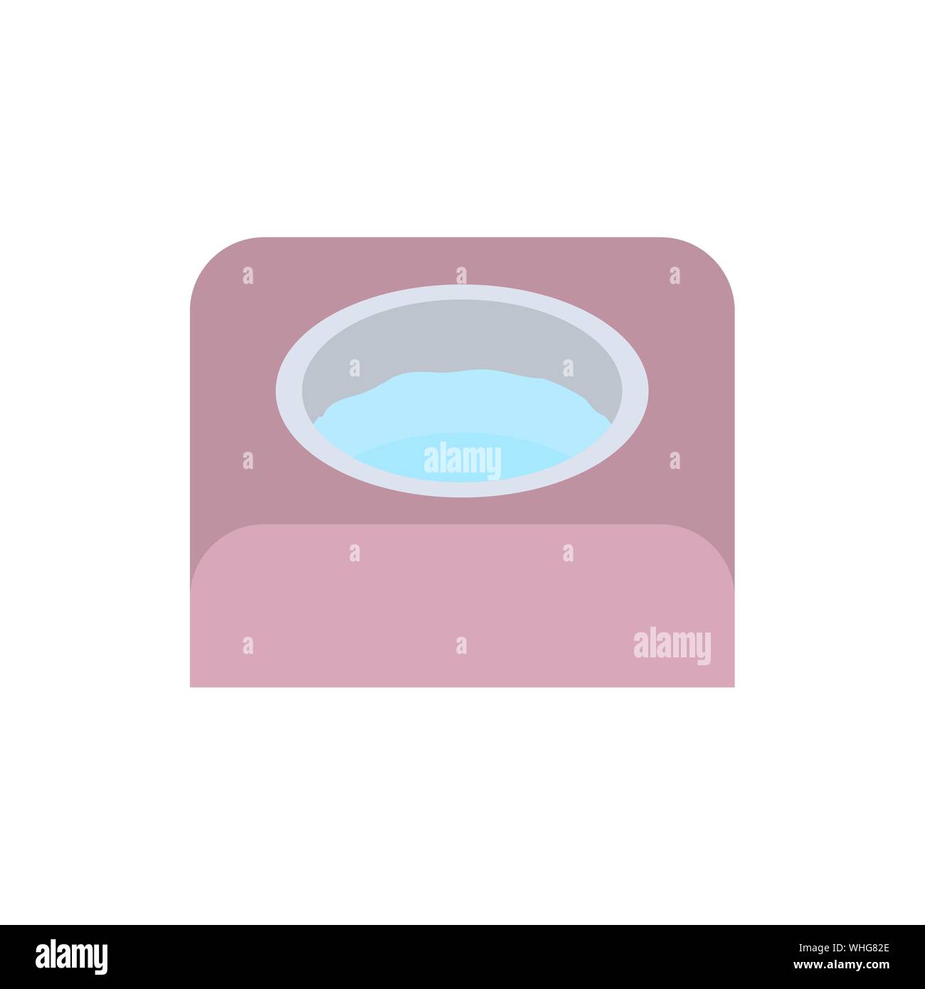 Blue plastic water bowl Stock Vector Images - Alamy