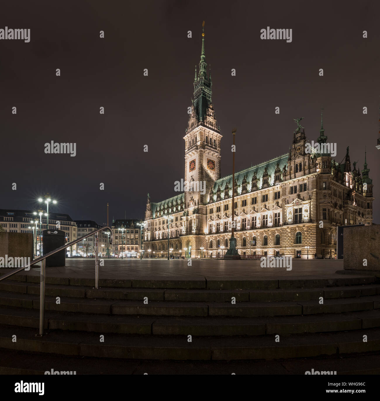 Hamburg City Hall Stock Photo - Alamy