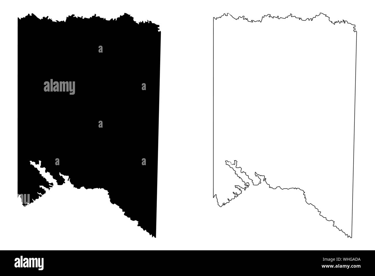 Titus county map Black and White Stock Photos & Images - Alamy