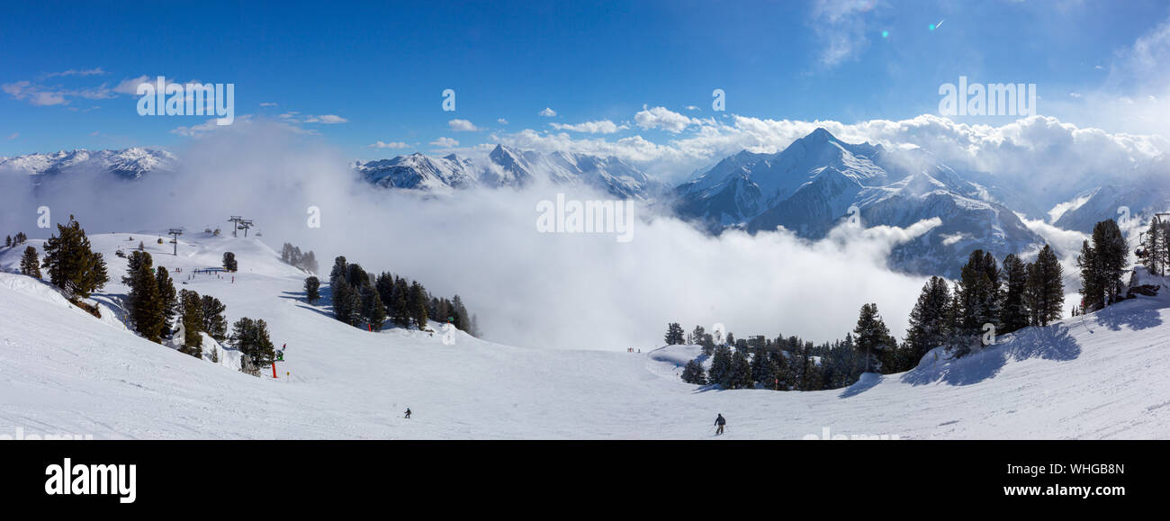 view of Mayrhofen ski resort, Austrian Alps Stock Photo - Alamy view of Mayrhofen ski resort, Austrian Alps Stock Photo - Alamy