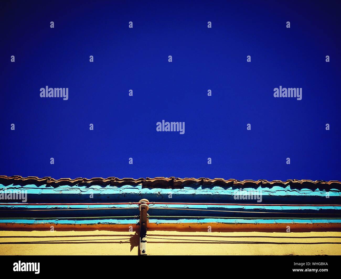 Blue rooftop hi-res stock photography and images - Alamy