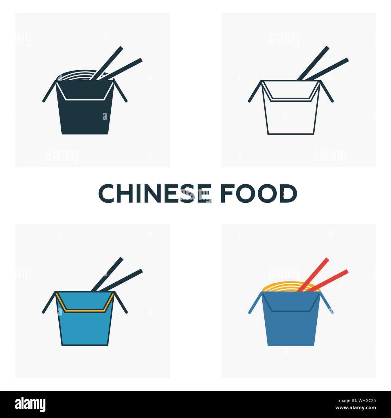 Donuts icon set. Four elements in diferent styles from fastfood icons ...