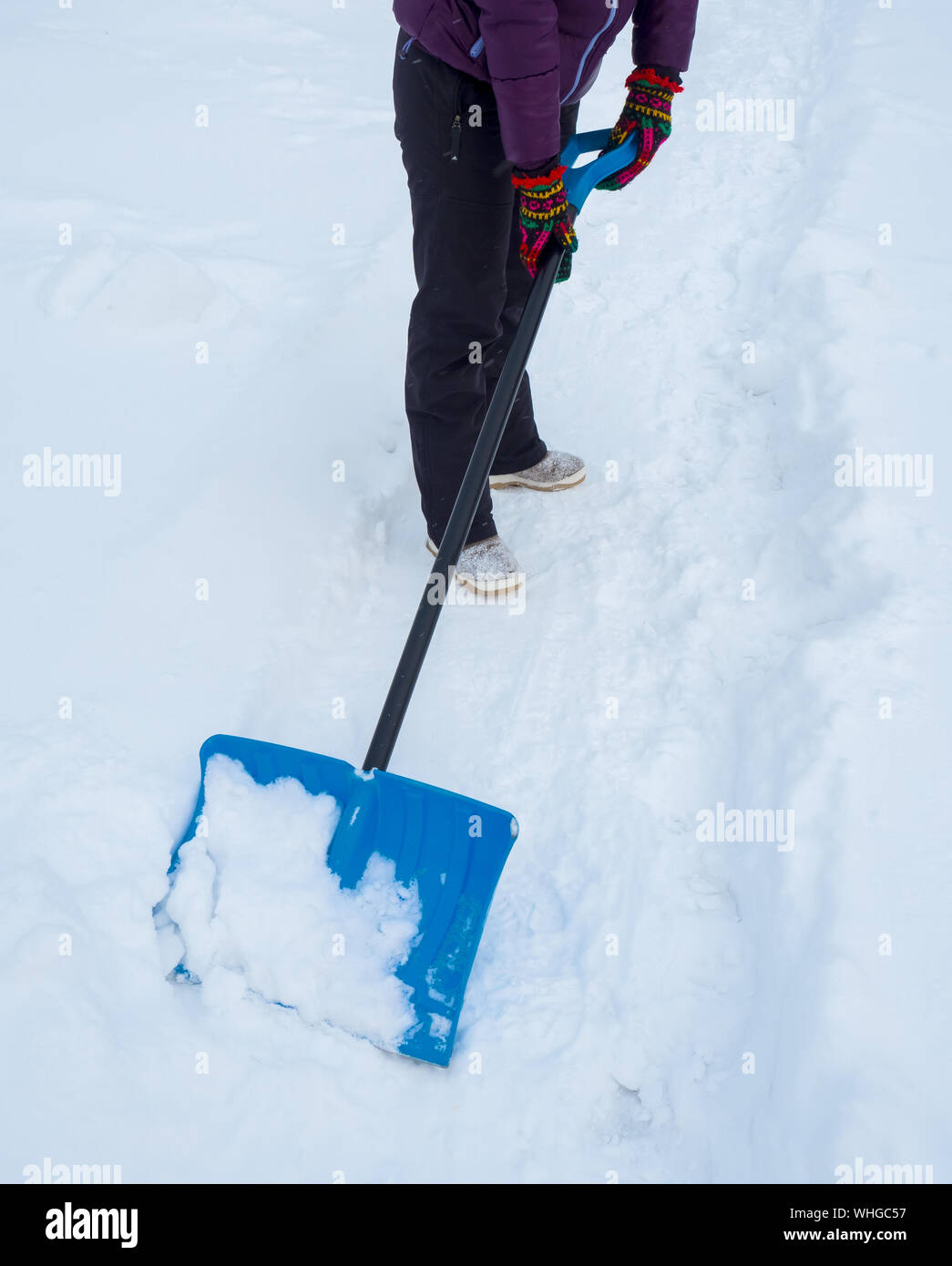 Cleaning snow hi-res stock photography and images - Alamy