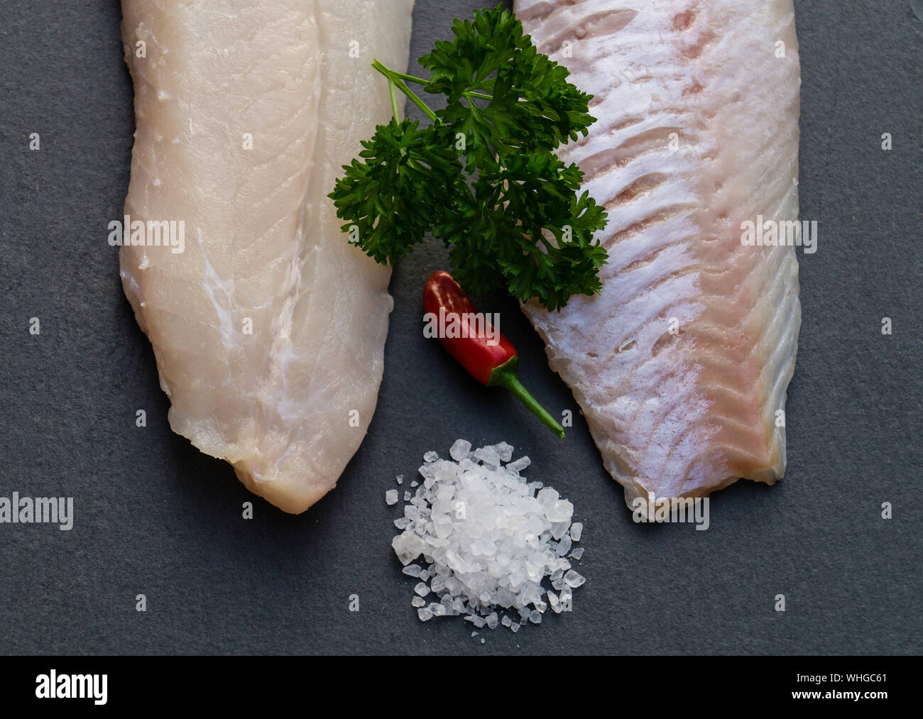 delicious red snapper fish filet Stock Photo - Alamy
