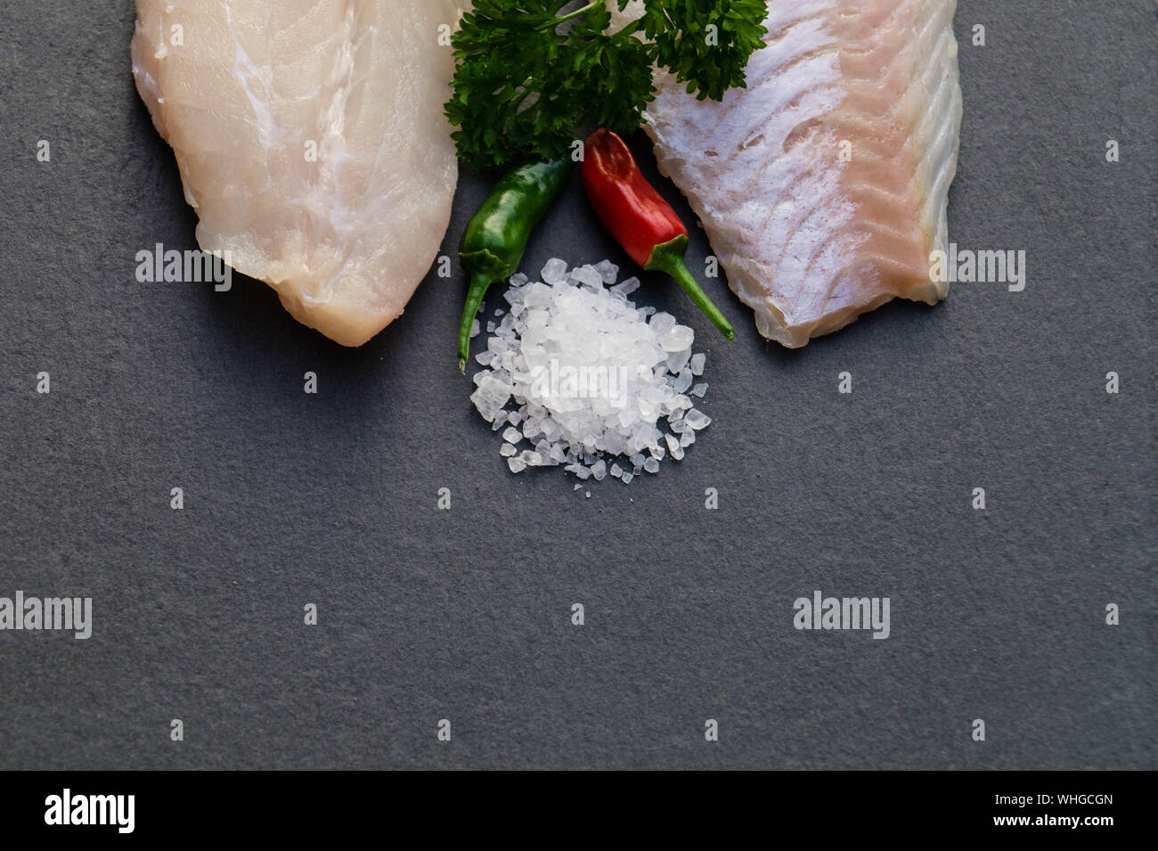 delicious red snapper fish filet Stock Photo - Alamy