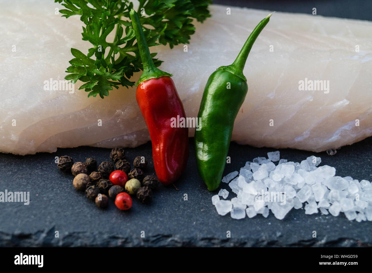 delicious red snapper fish filet Stock Photo - Alamy