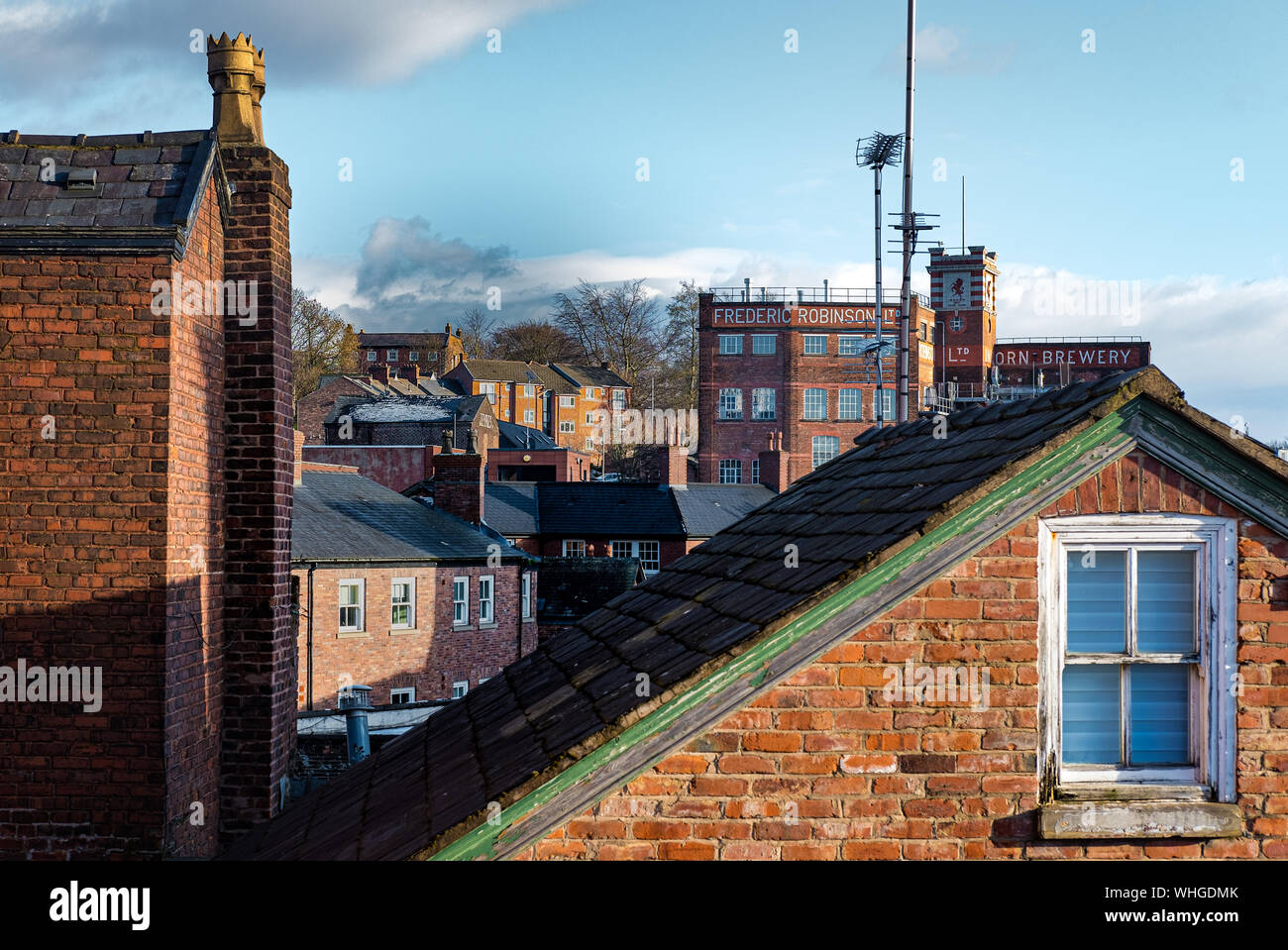 Victorian rooftops in Stockport Stock Photo - Alamy