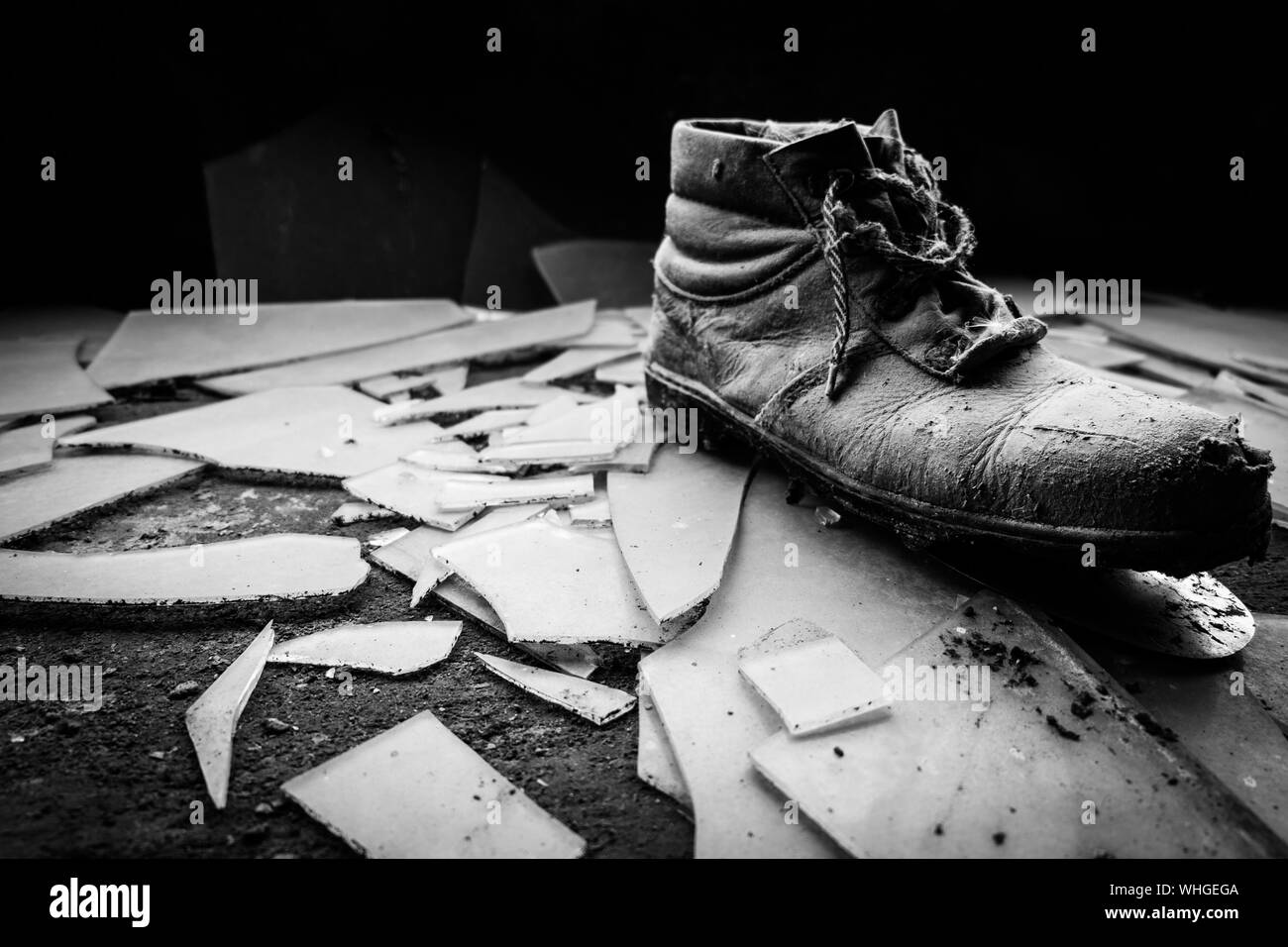 Broken shoe hi-res stock photography and images - Alamy