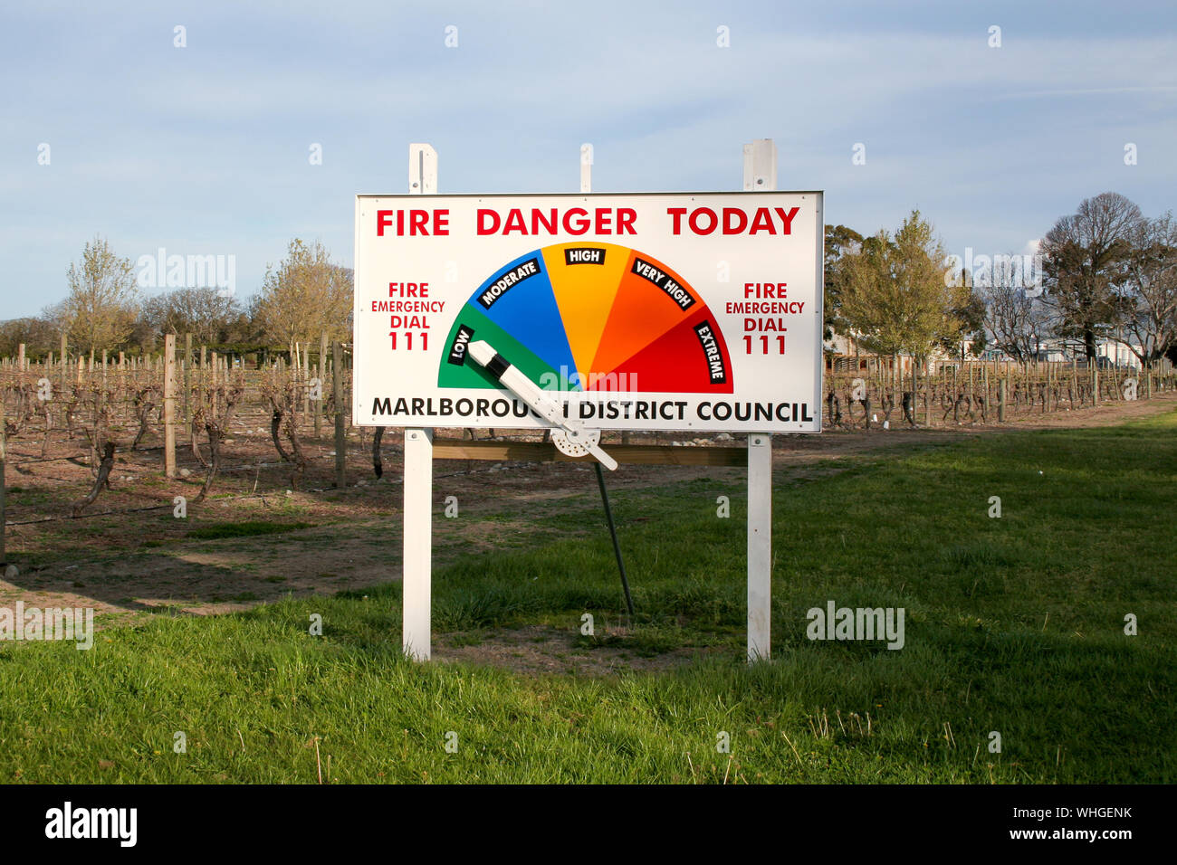 Roadside wildfire sign hi-res stock photography and images - Alamy