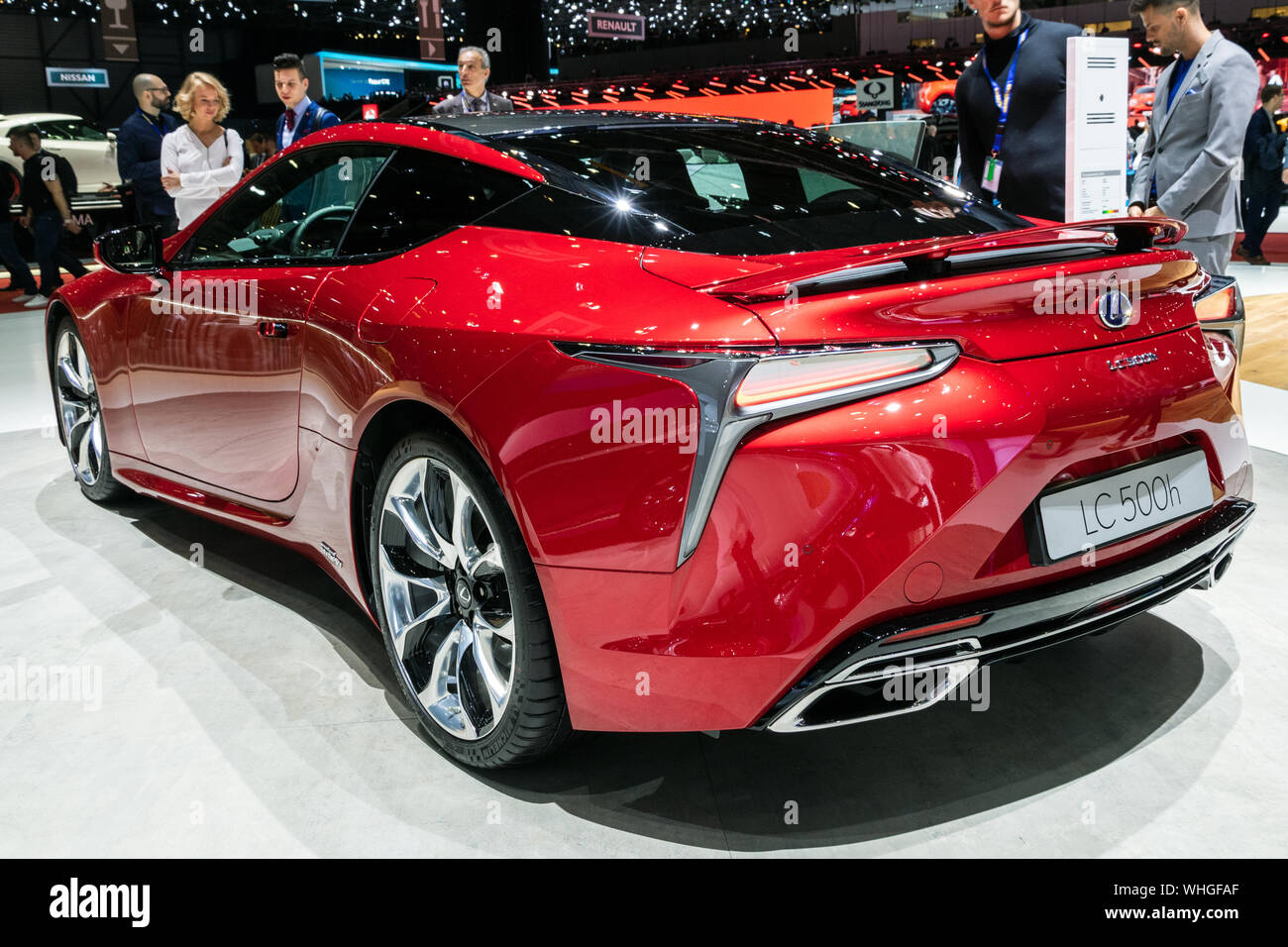 GENEVA, SWITZERLAND - MARCH 6, 2019: New Lexus LC 500h car showcased at ...