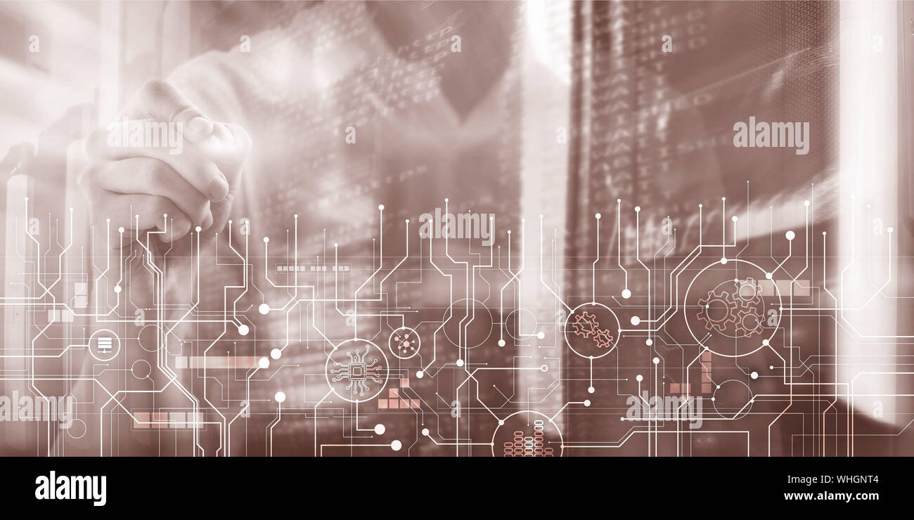 Schematic electronic draft server room information communication ...