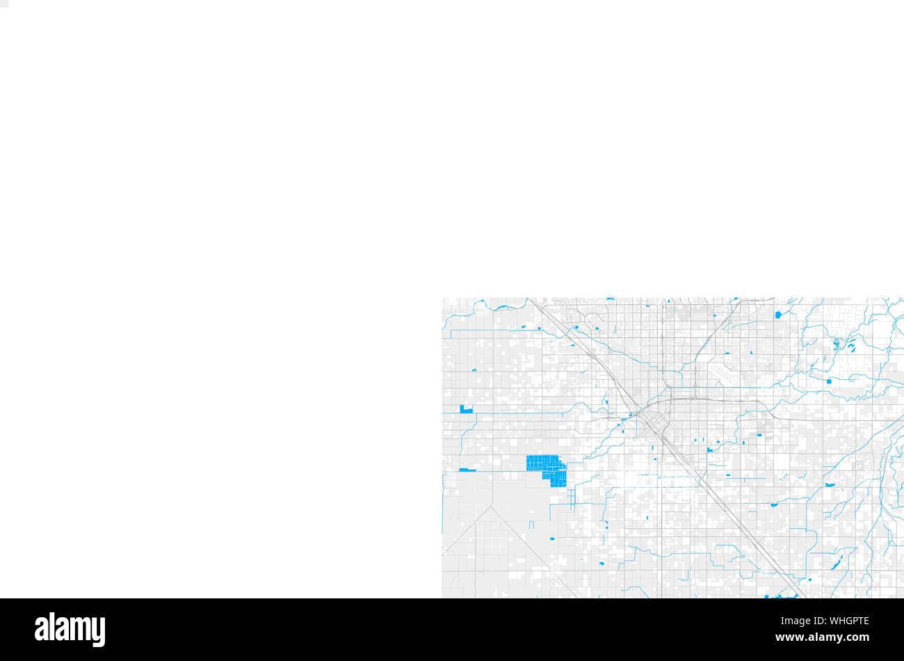 Map of fresno california Stock Vector Images - Alamy