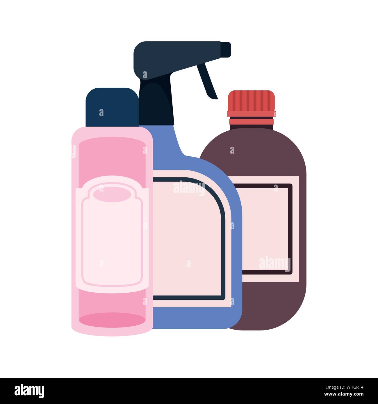 pet grooming containers on white background Stock Vector Image & Art ...