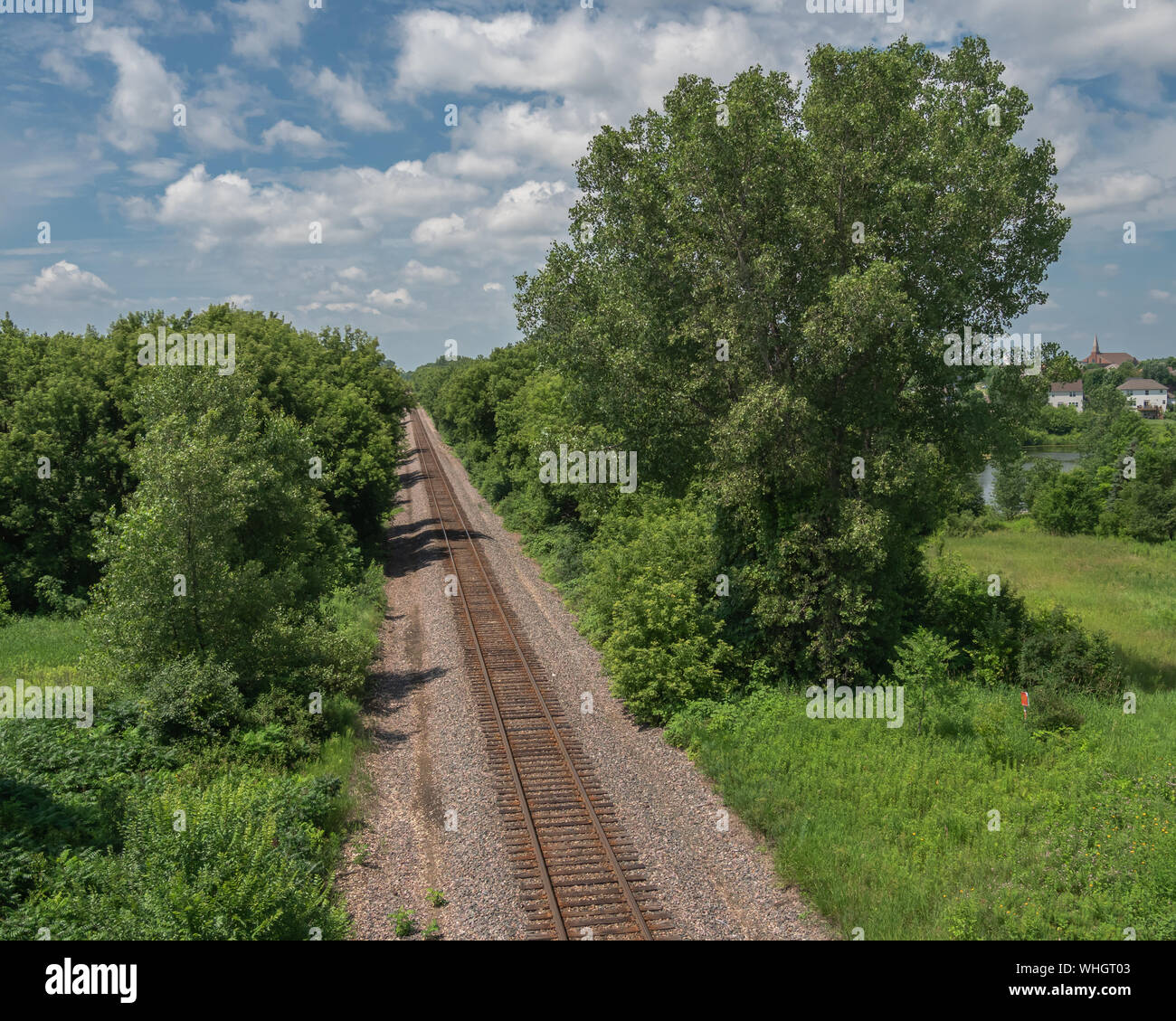 Rail track above hi-res stock photography and images - Alamy