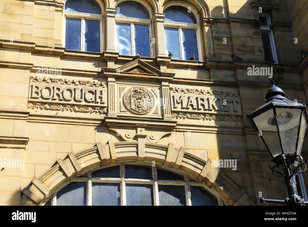 Borough Market, a traditional Victorian covered market in the centre of ...