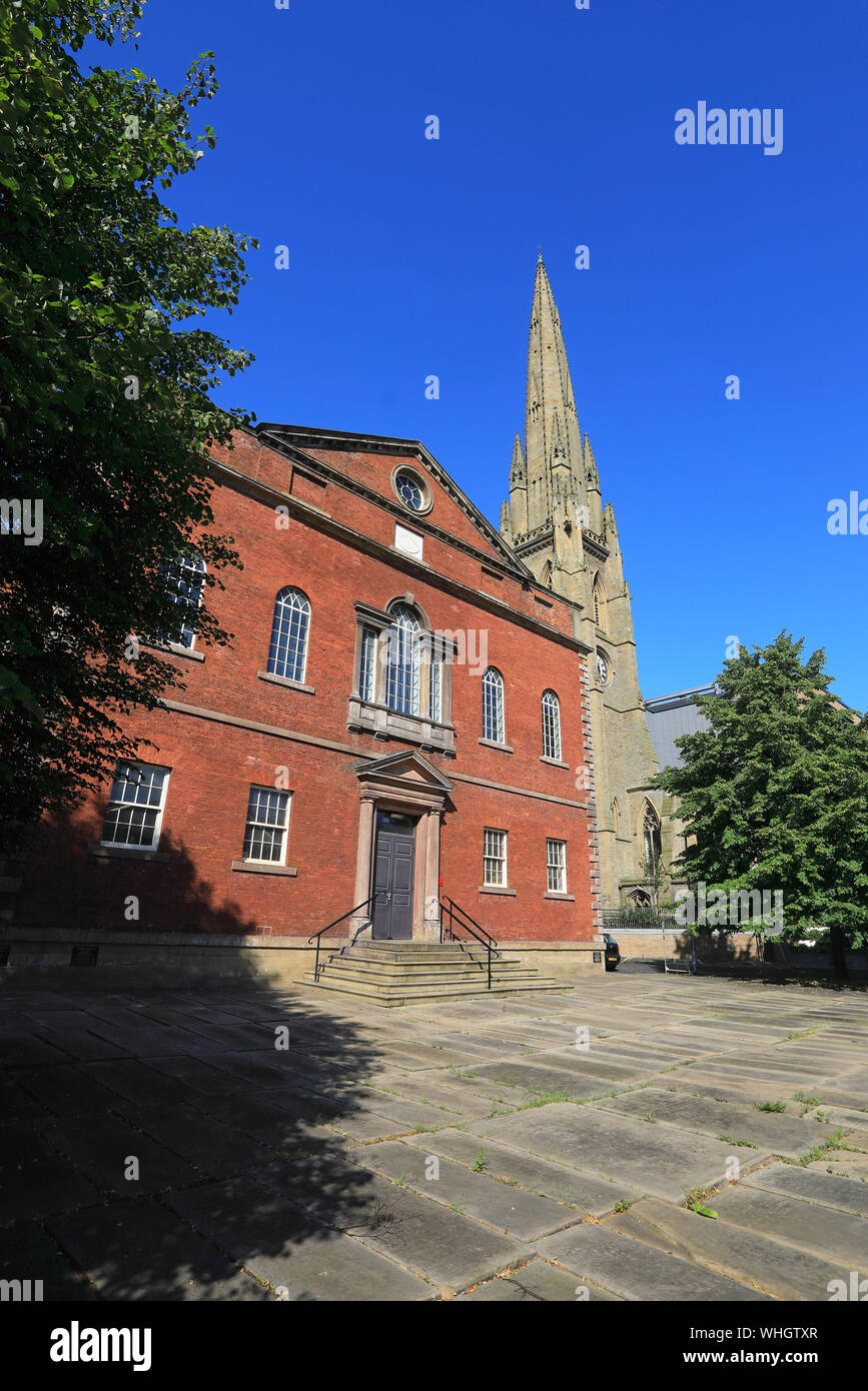 The historic Square Chapel, built in 1772, now used for films, theatre ...