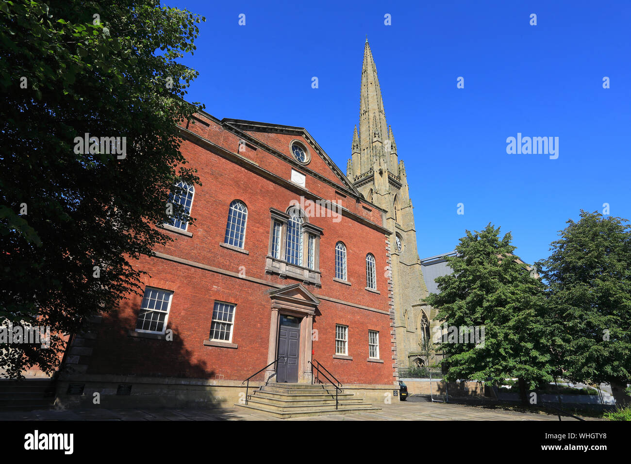 The historic Square Chapel, built in 1772, now used for films, theatre ...