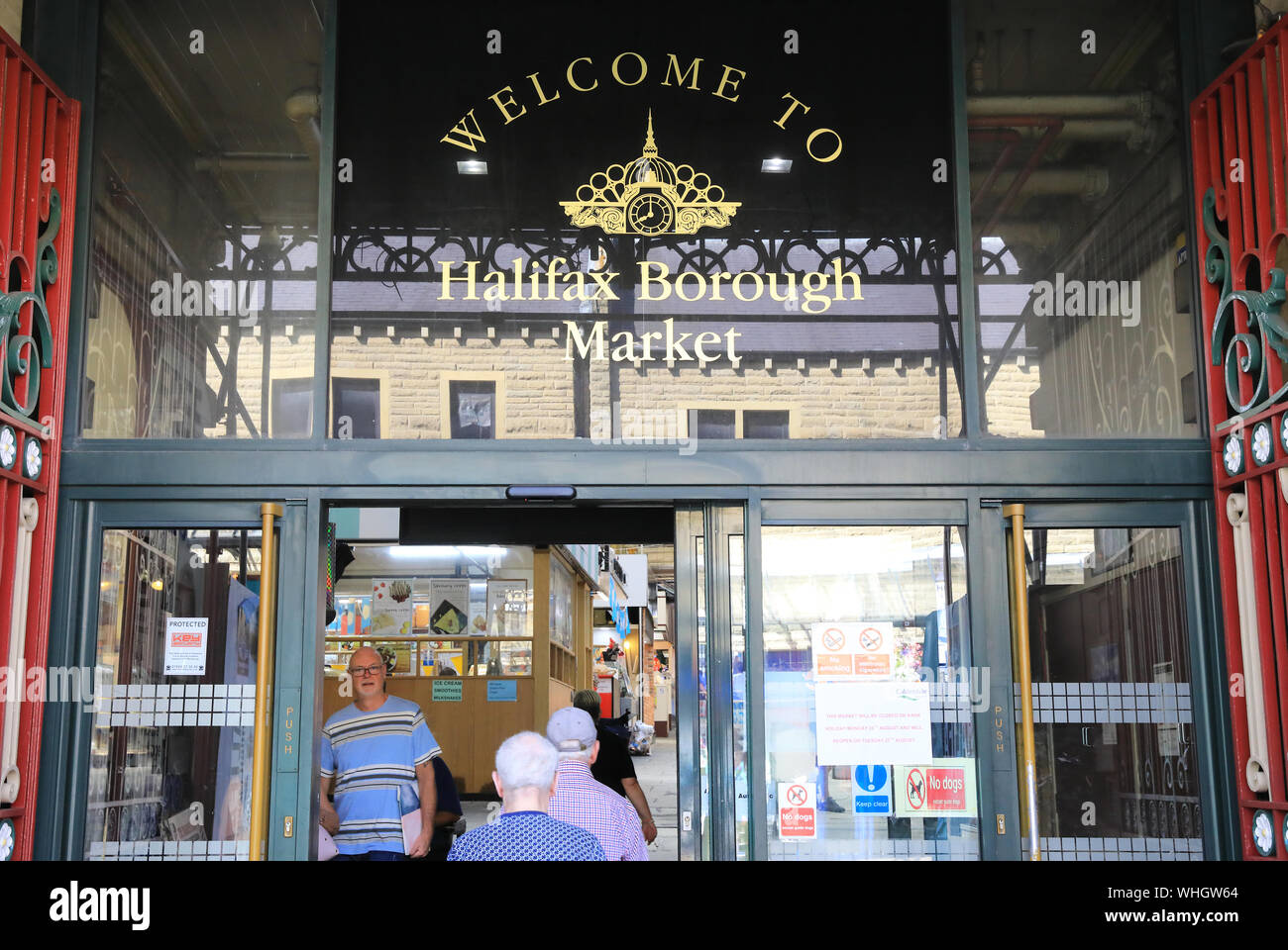 Borough Market, a traditional Victorian covered market in the centre of ...