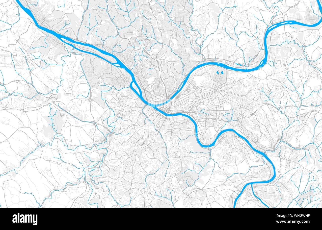 Greater Pittsburgh Zip Code Map