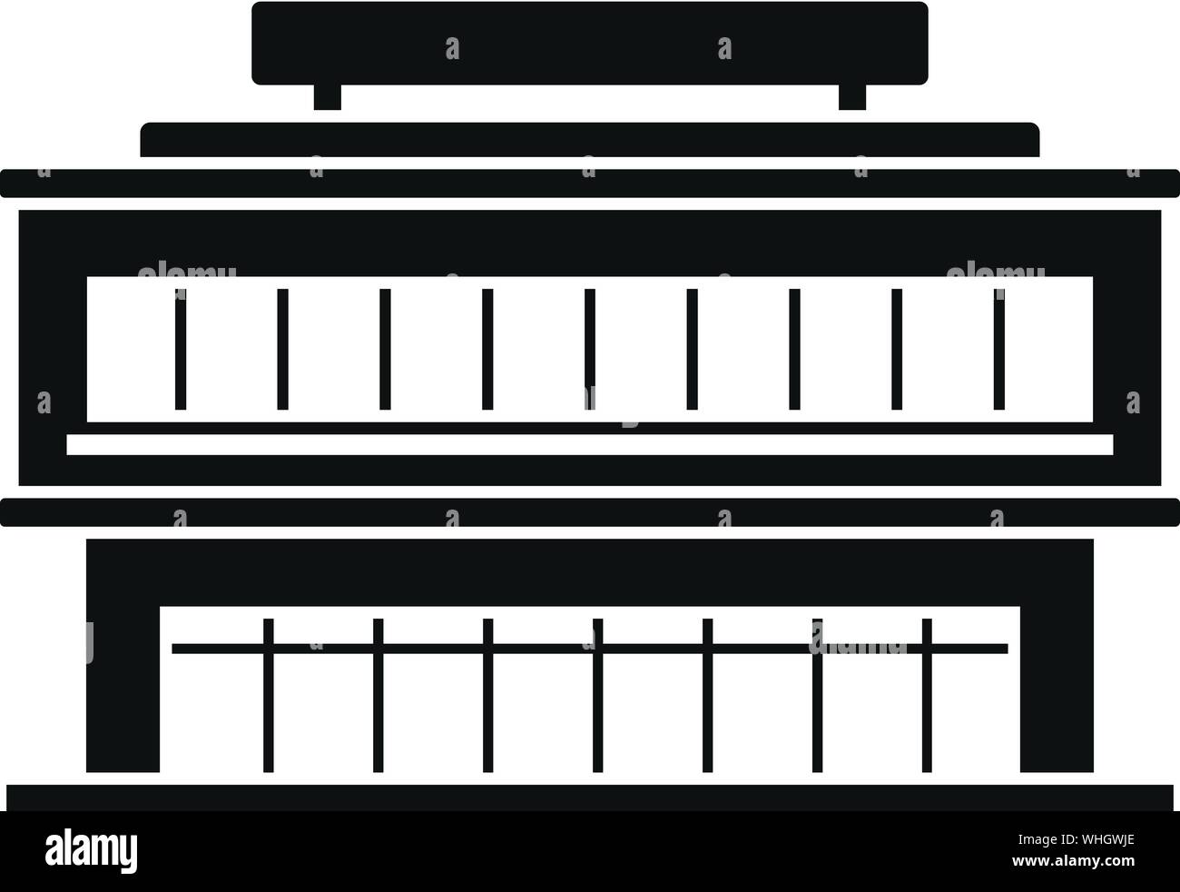 City mall icon. Simple illustration of city mall vector icon for web ...