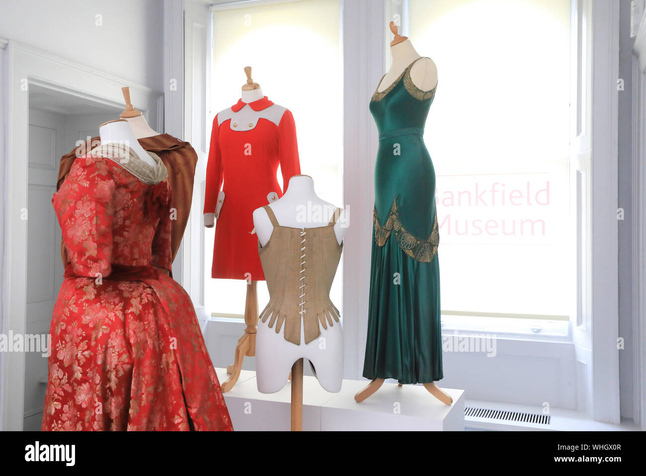 The Fashion Gallery in Bankfield Museum, former home of Edward Akroyd ...