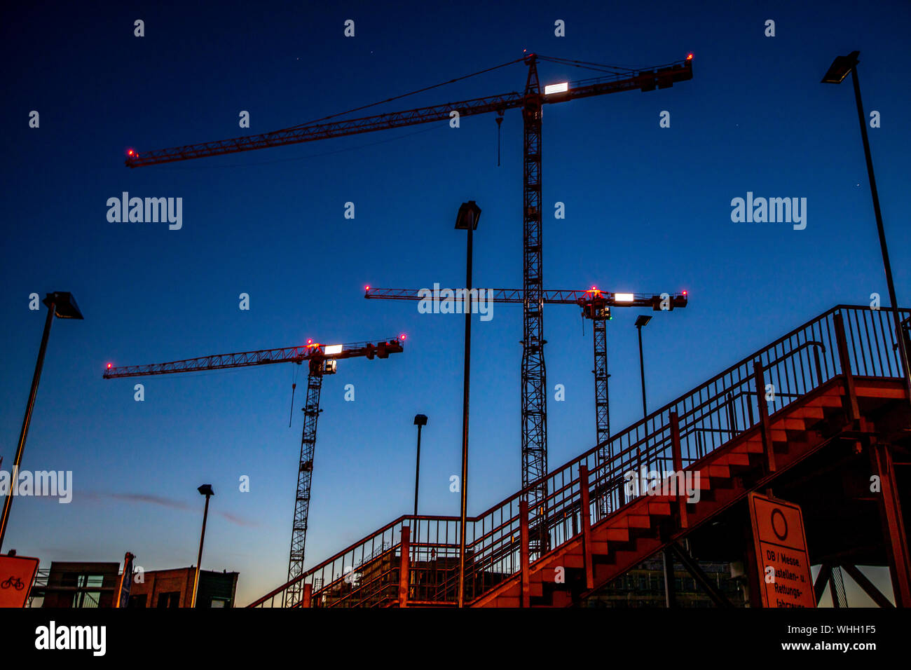 Crane stairs hi-res stock photography and images - Alamy