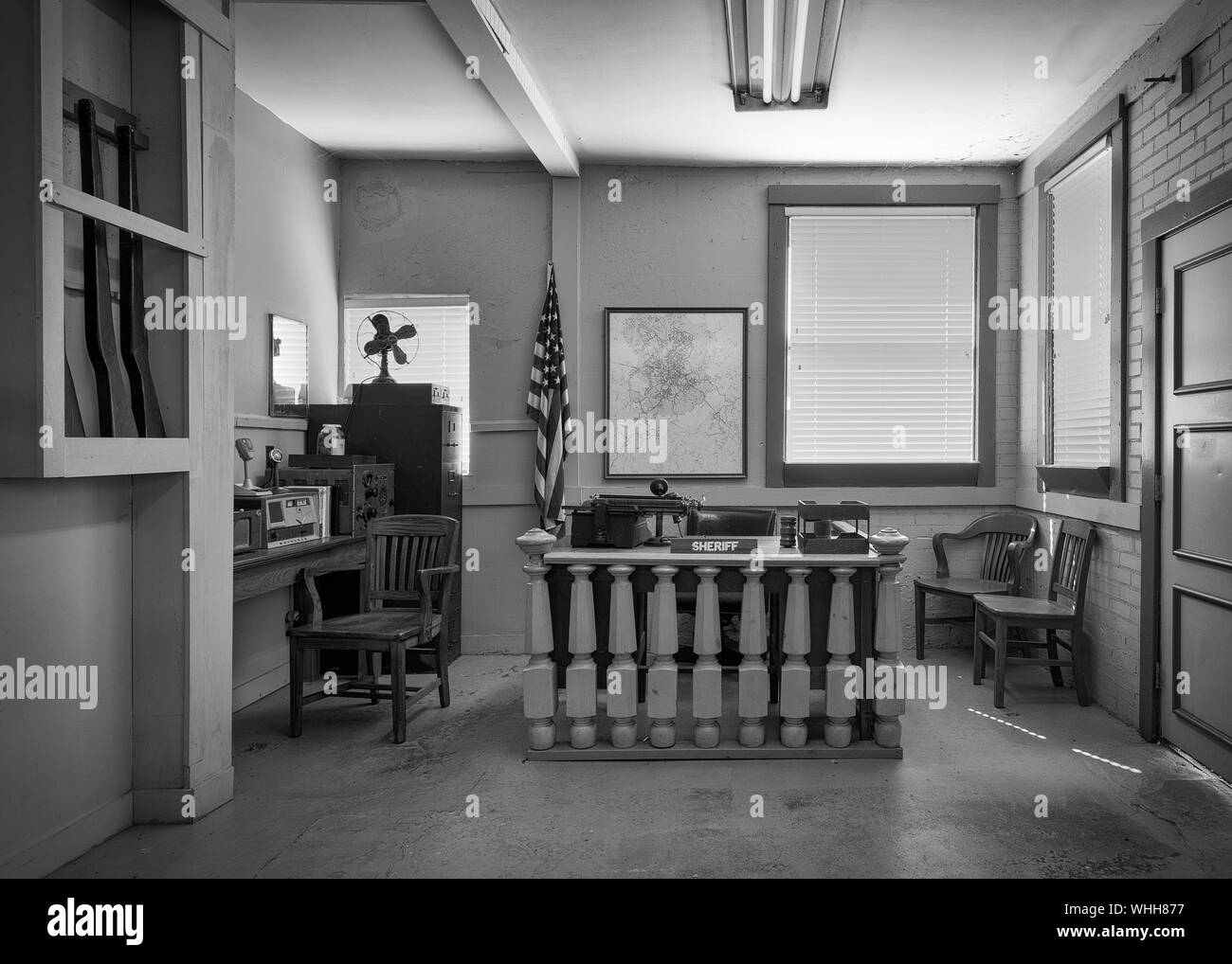 Andy griffith show jail Black and White Stock Photos & Images - Alamy