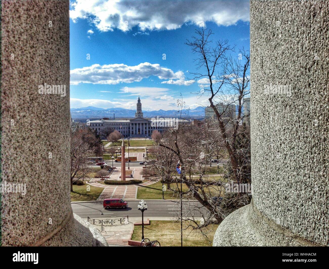Through Columns High Resolution Stock Photography and Images - Alamy