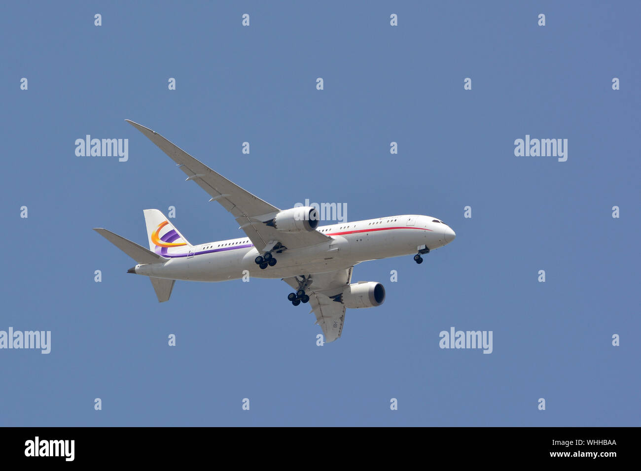Deer Jet - Boeing 787-8 Dreamliner airplane Stock Photo - Alamy