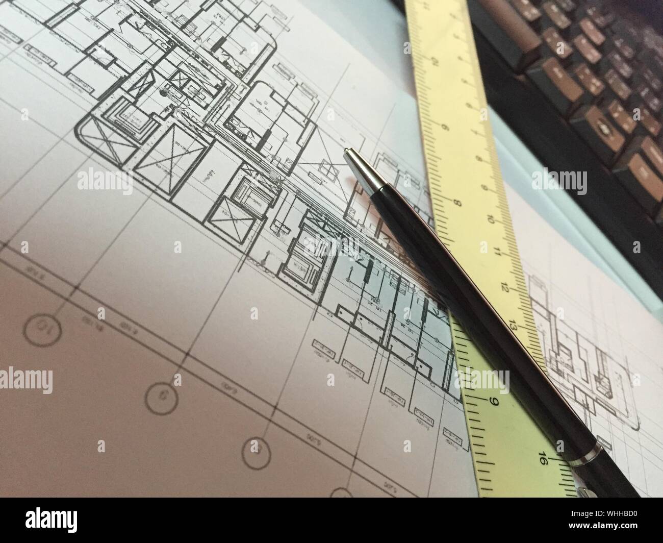 Planning ruler hi-res stock photography and images - Alamy