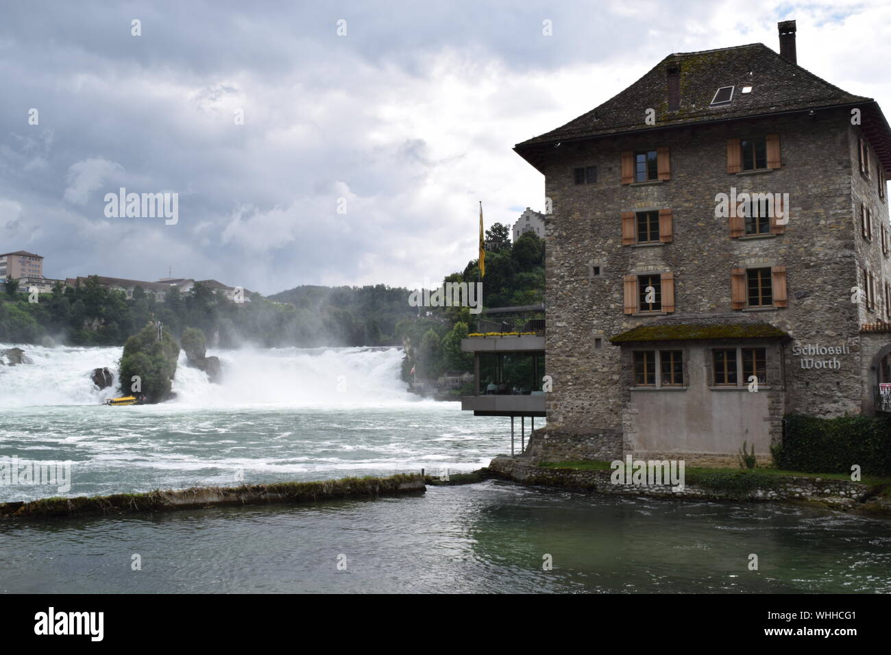 Rhinefalls Switzerland The largest European waterfalls, located on ...