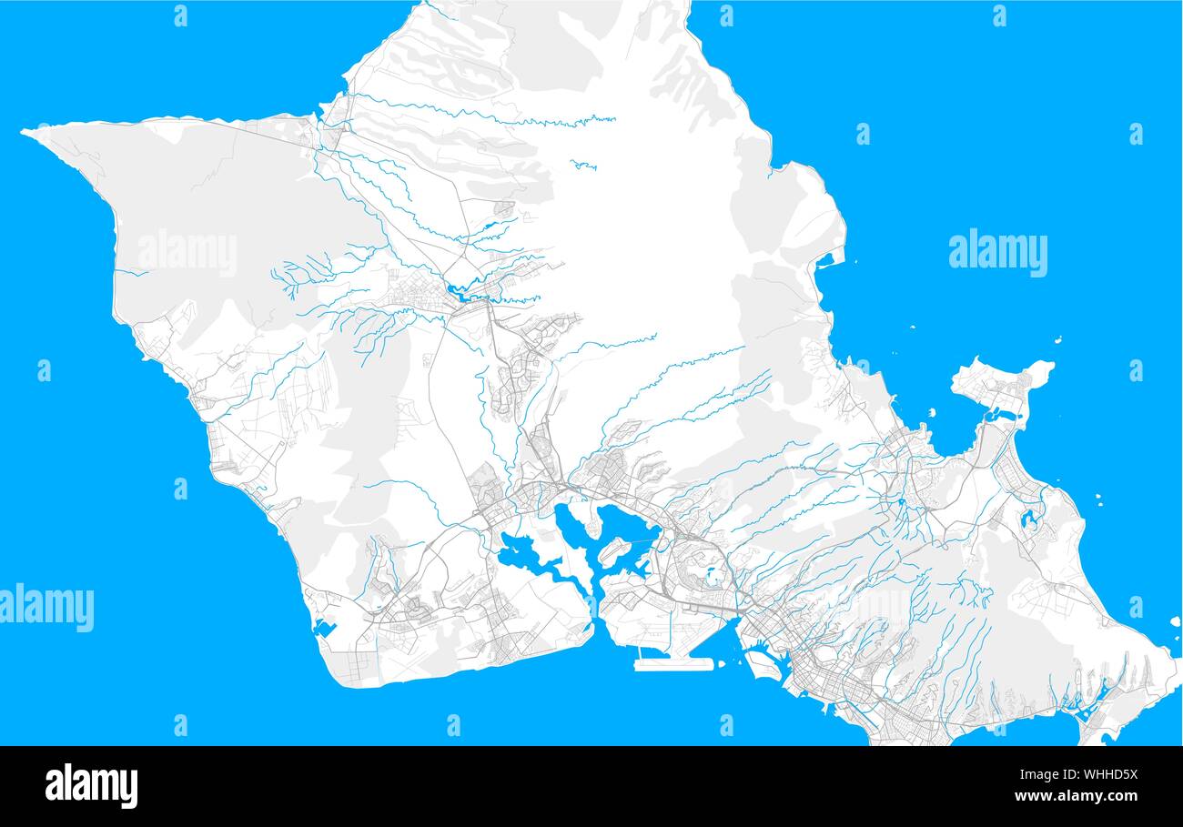 The city of honolulu Stock Vector Images - Alamy
