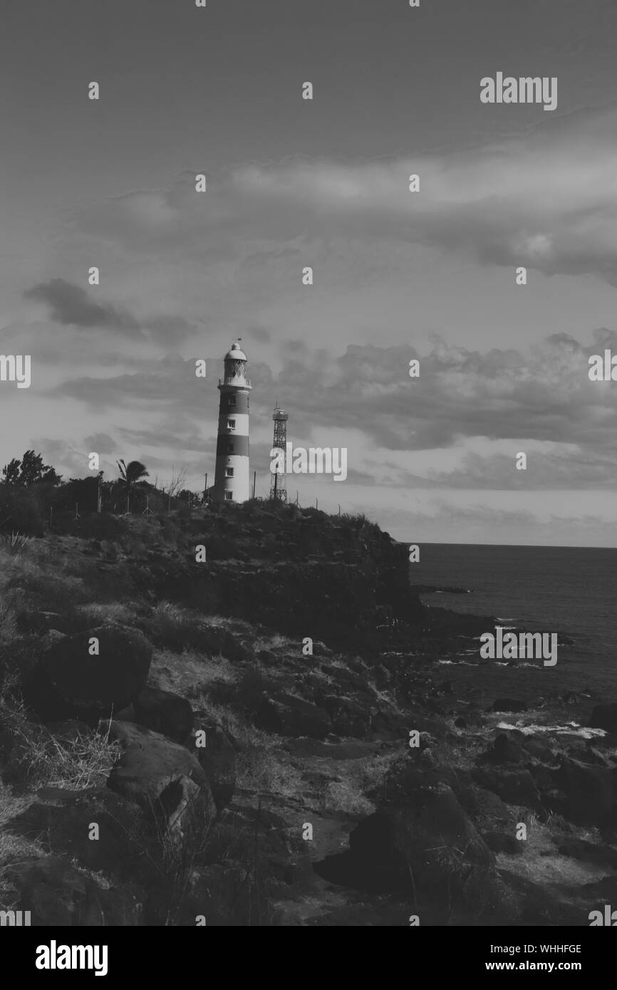 Albion Lighthouse in Mauritius Stock Photo - Alamy