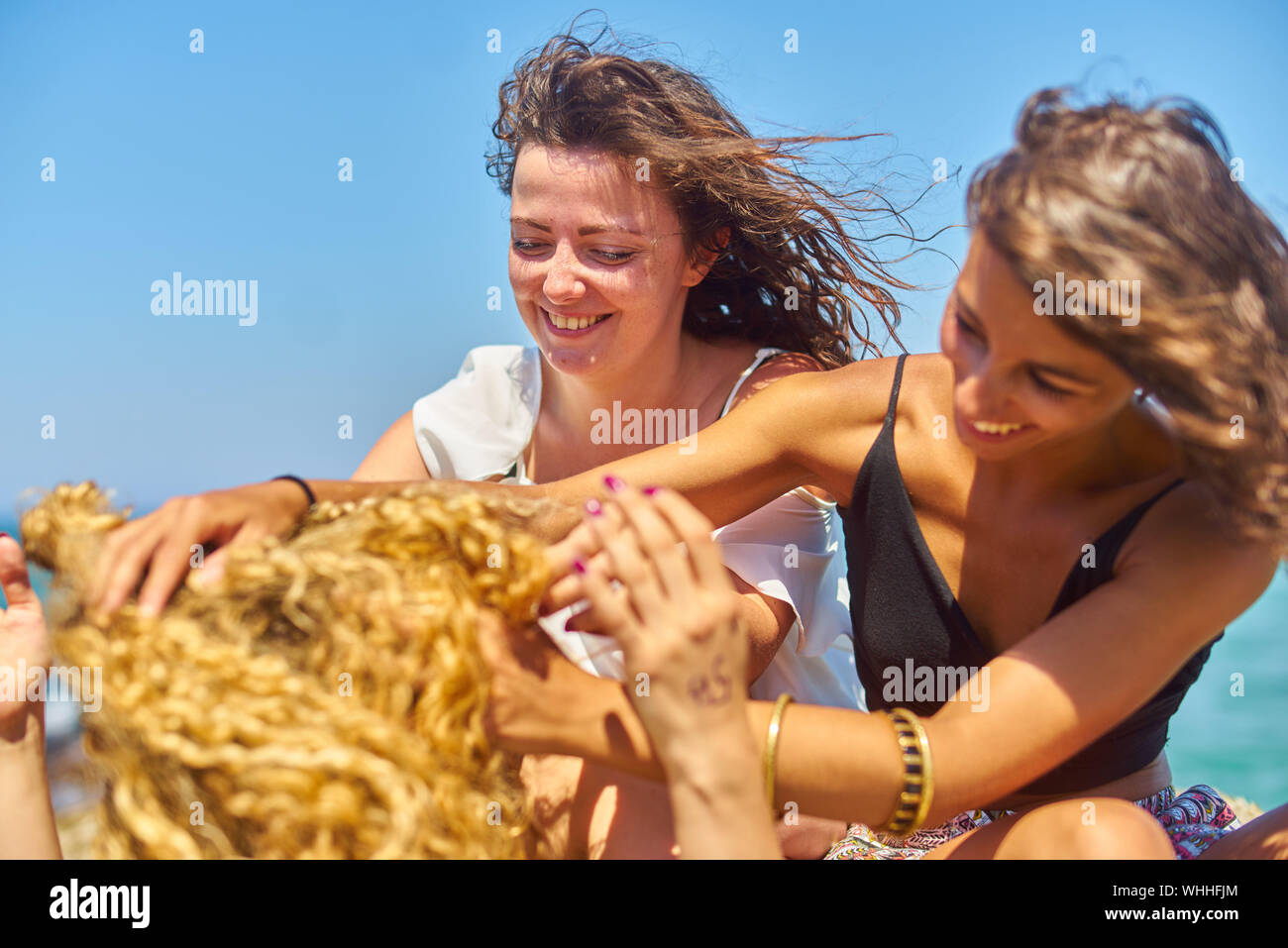 Real cheerful hi-res stock photography and images - Alamy