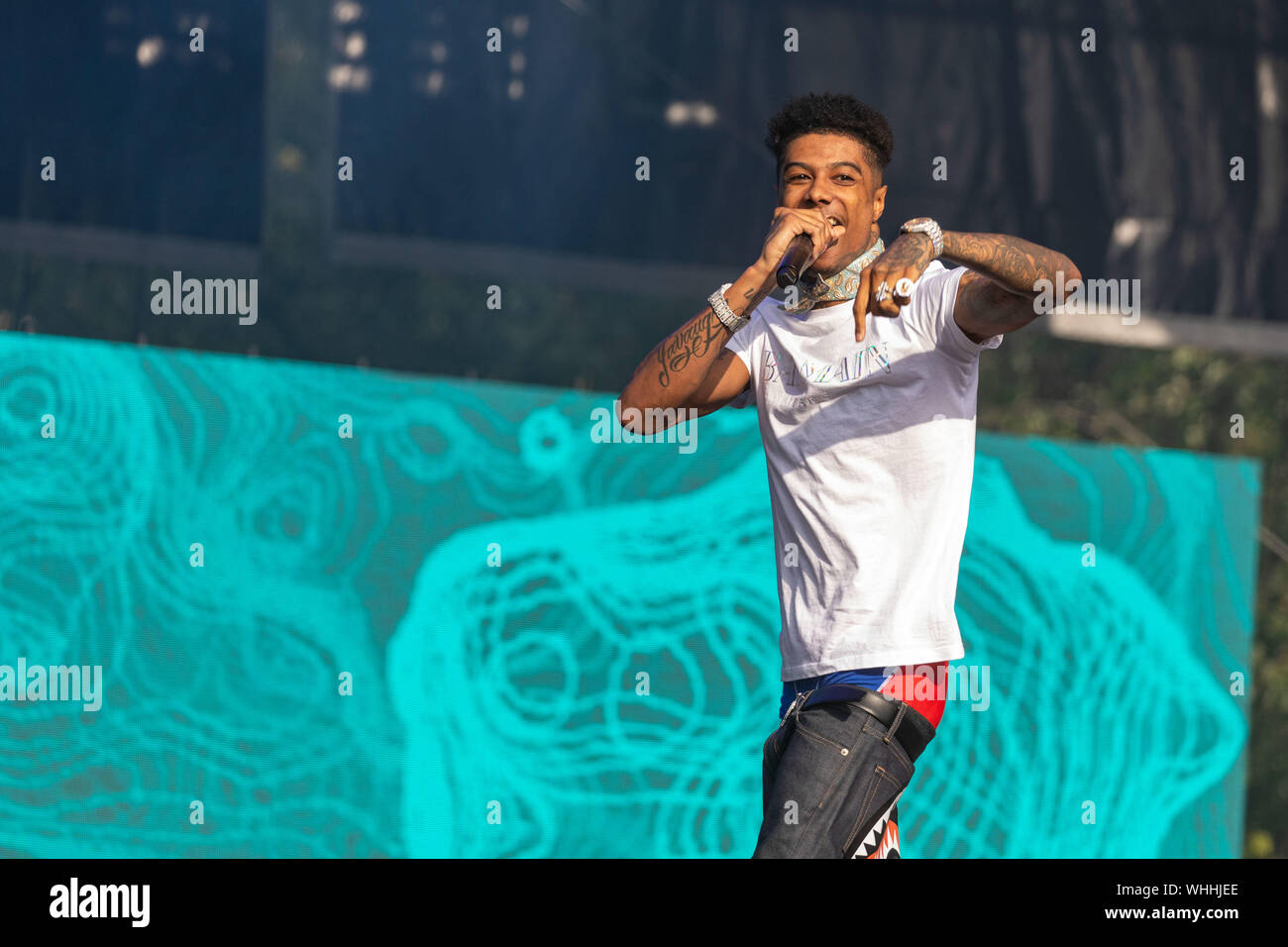 September 1, 2019, Philadelphia, Pennsylvania, U.S: Rapper BLUEFACE ...