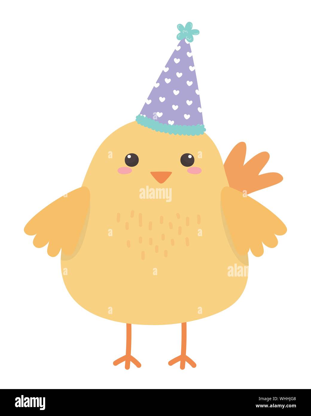 Chicken cartoon design, Animal happy birthday celebration decoration ...