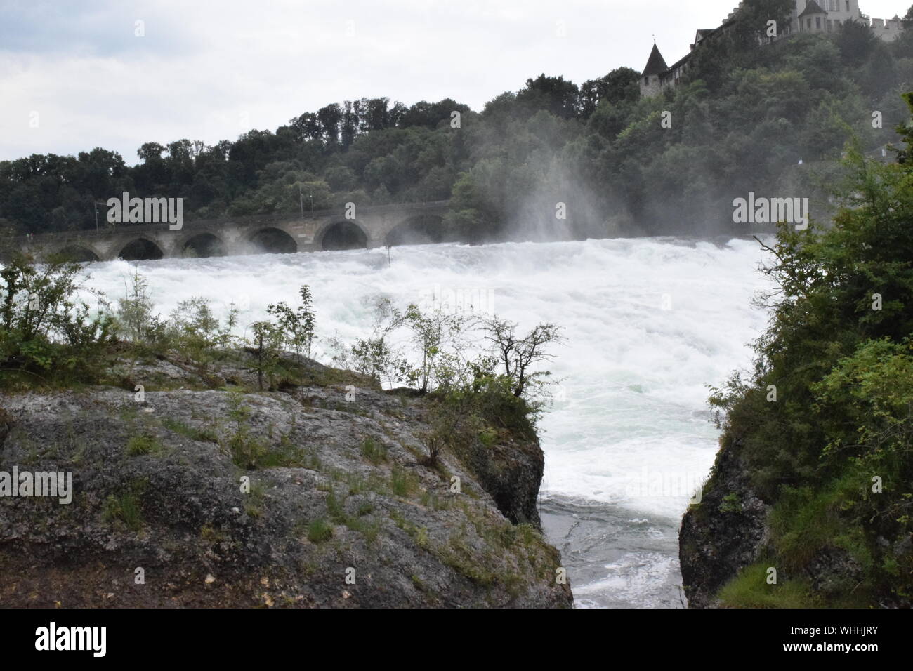 Rhinefalls Switzerland The largest European waterfalls, located on ...