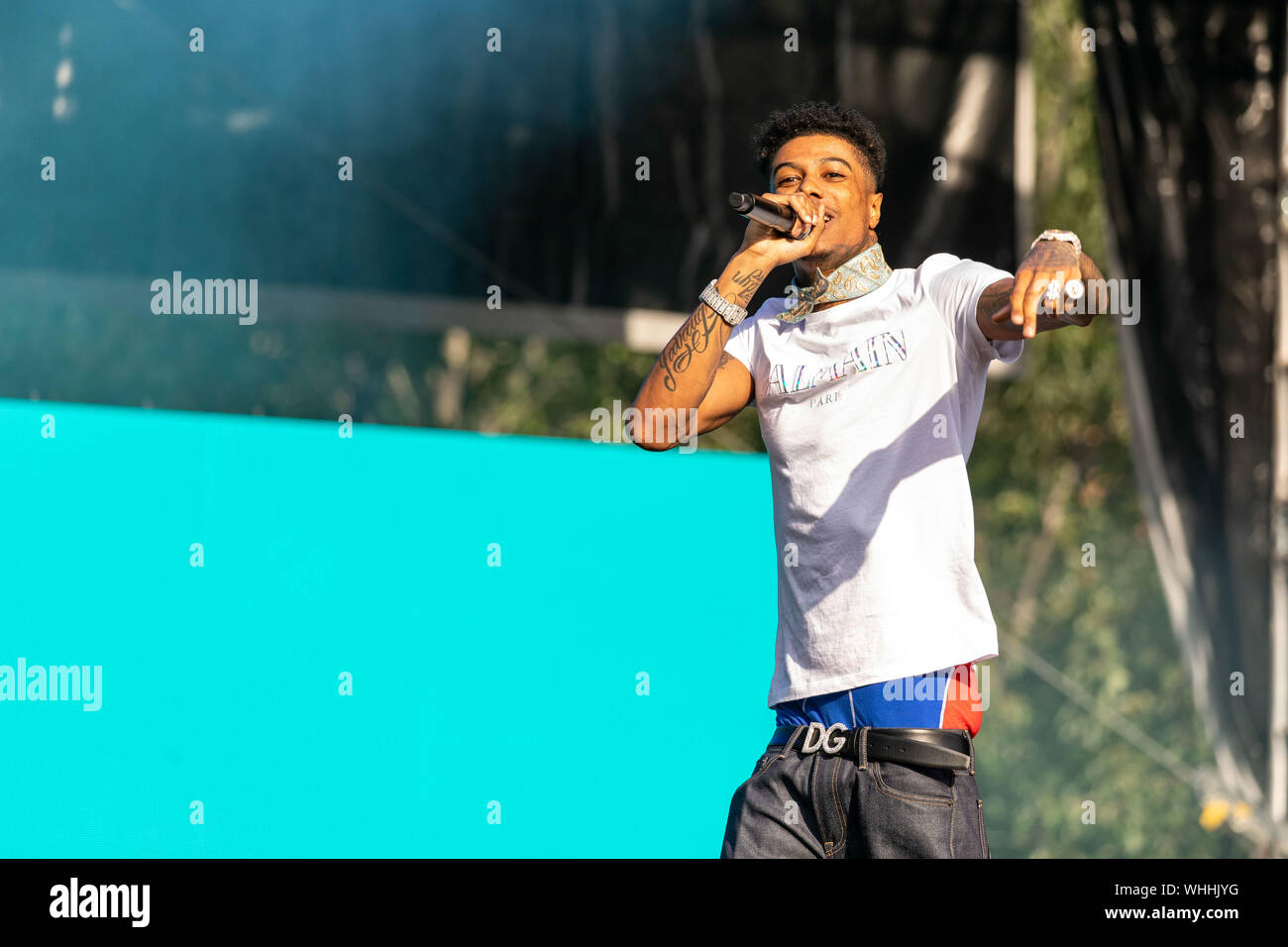 September 1, 2019, Philadelphia, Pennsylvania, U.S: Rapper BLUEFACE ...