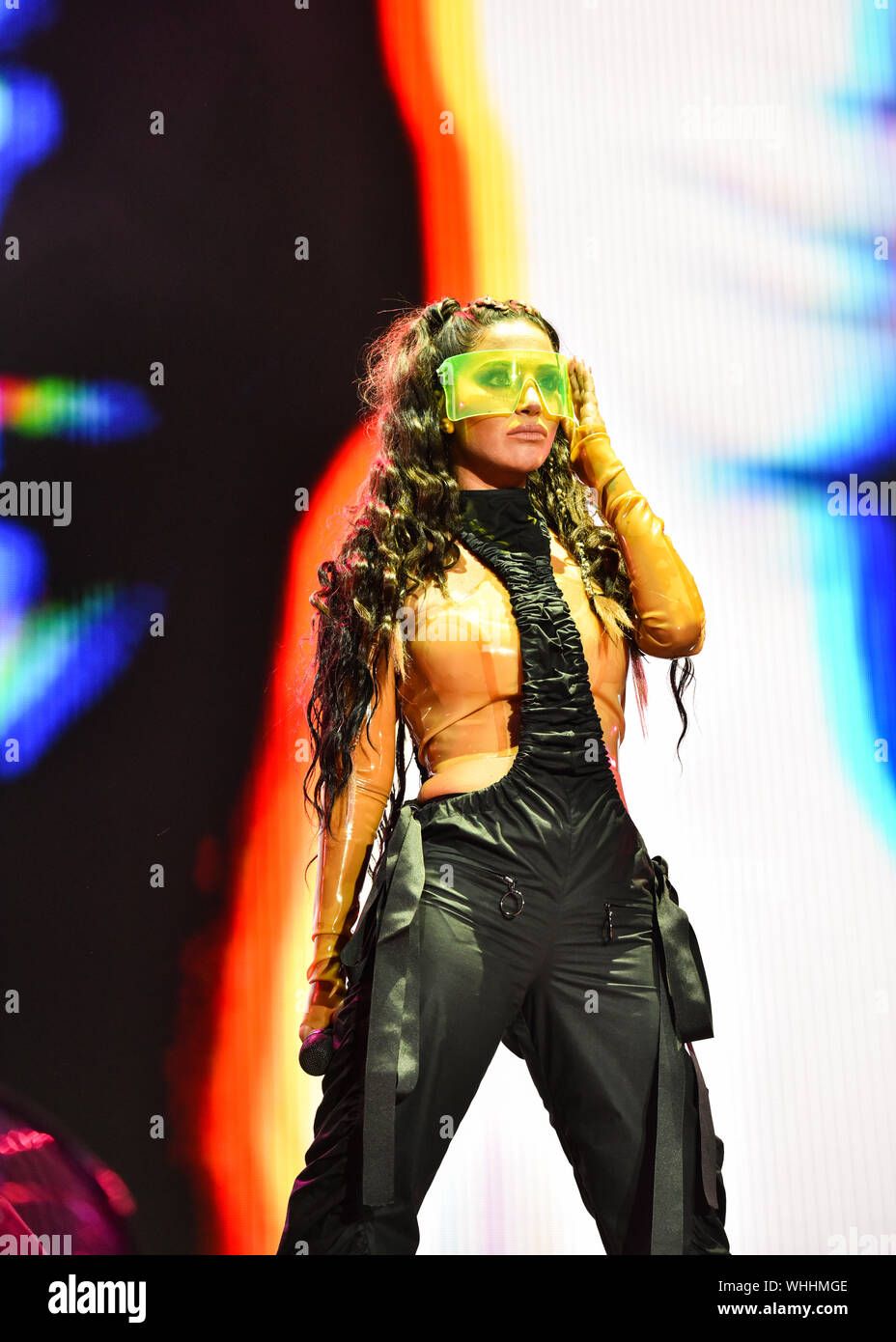 Pop star, and former N-Dubz singer, Tulisa performs at this years ...