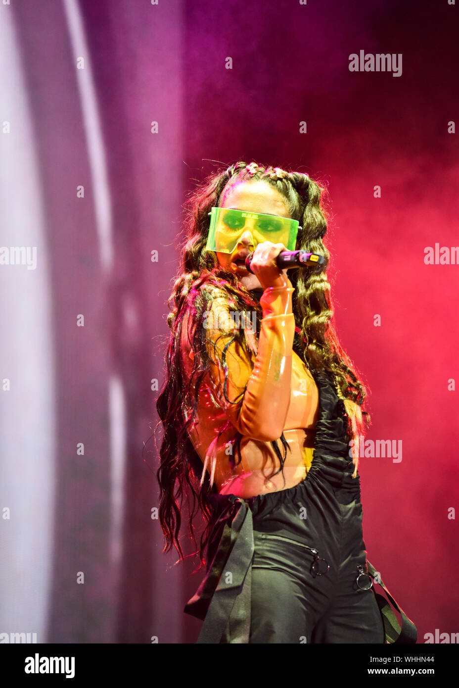 Pop star, and former N-Dubz singer, Tulisa performs at this years ...