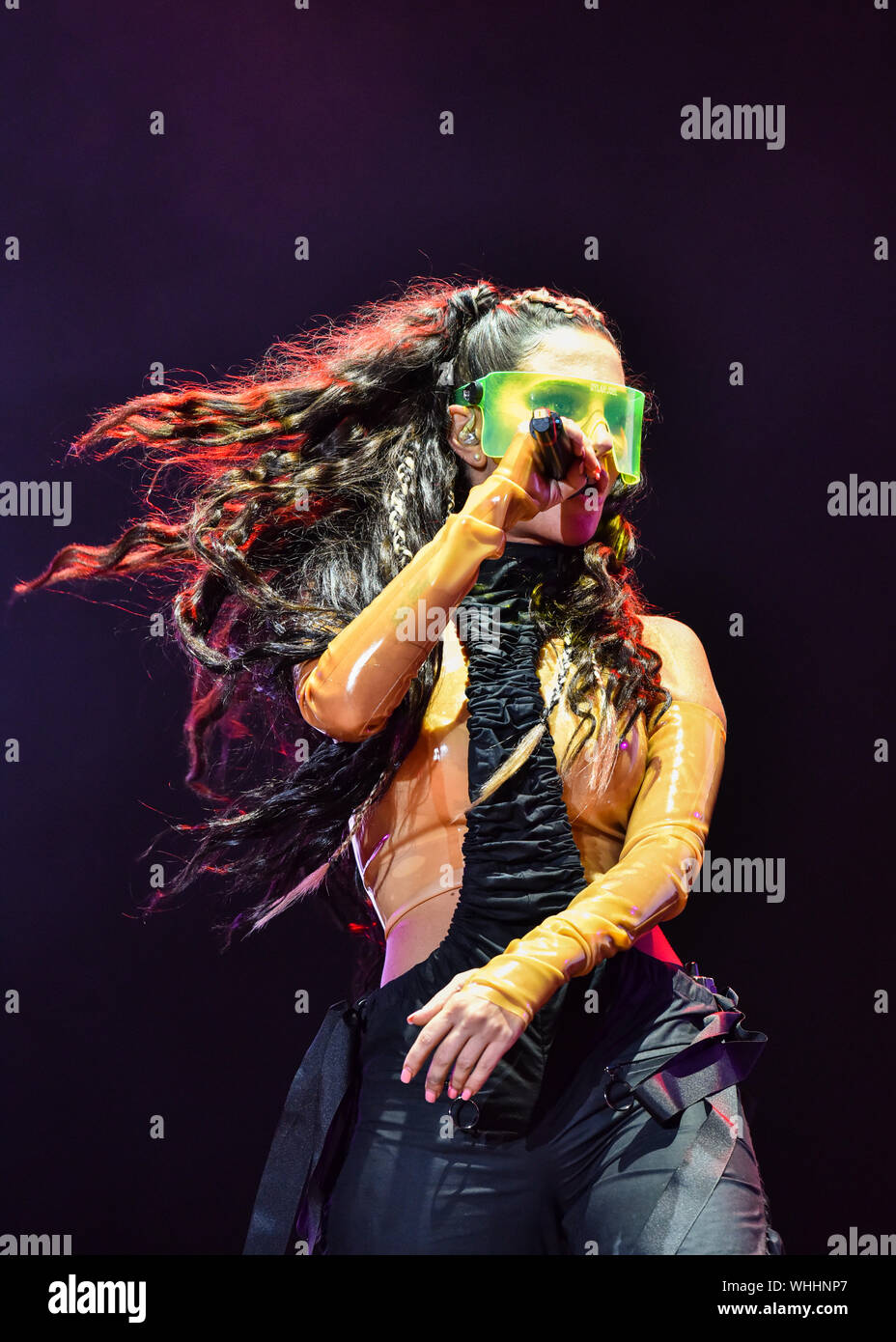 Pop star, and former N-Dubz singer, Tulisa performs at this years ...