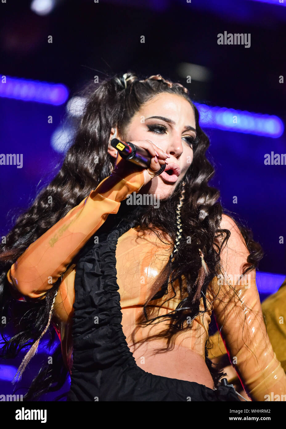 Pop star, and former N-Dubz singer, Tulisa performs at this years ...