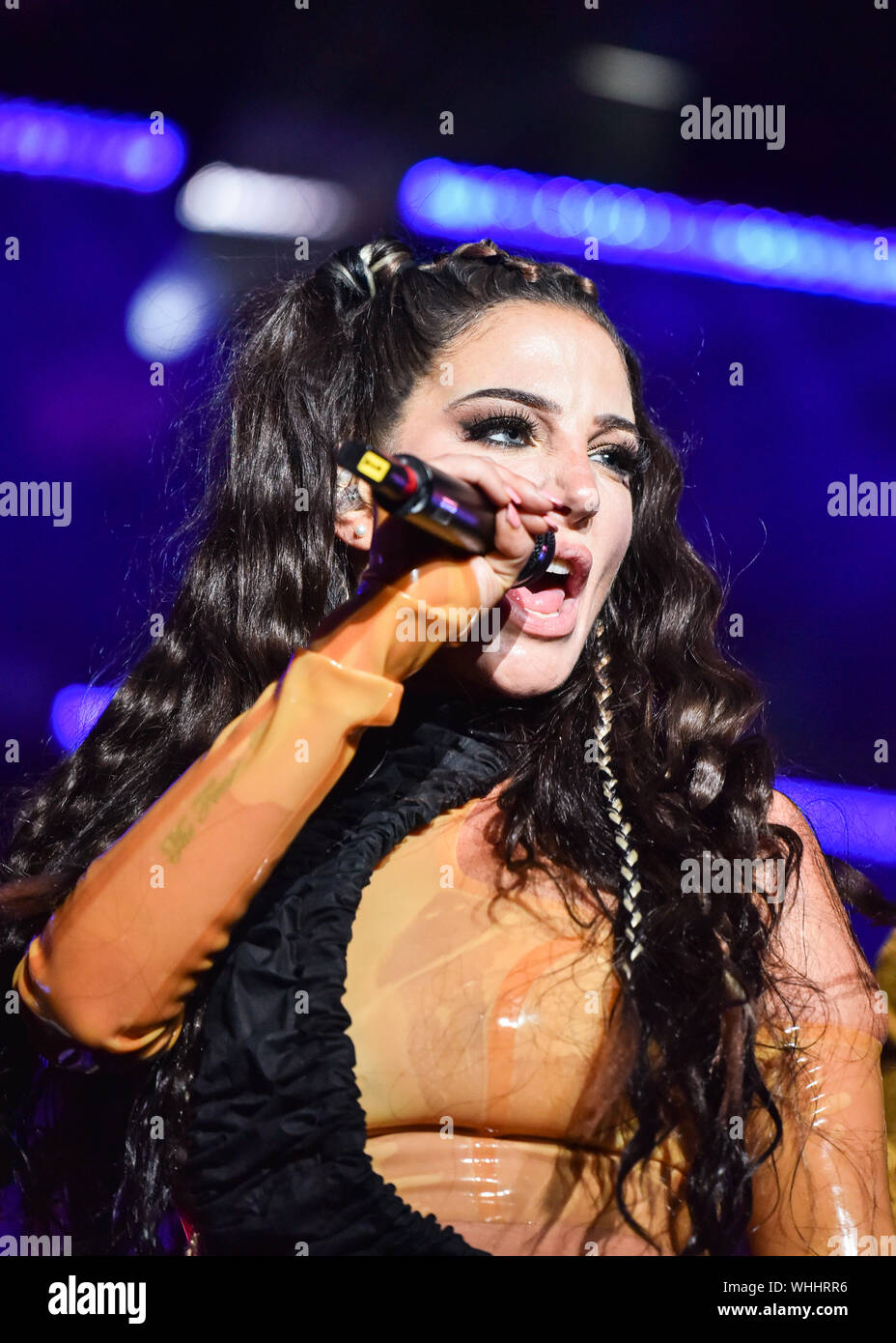 Pop star, and former N-Dubz singer, Tulisa performs at this years ...