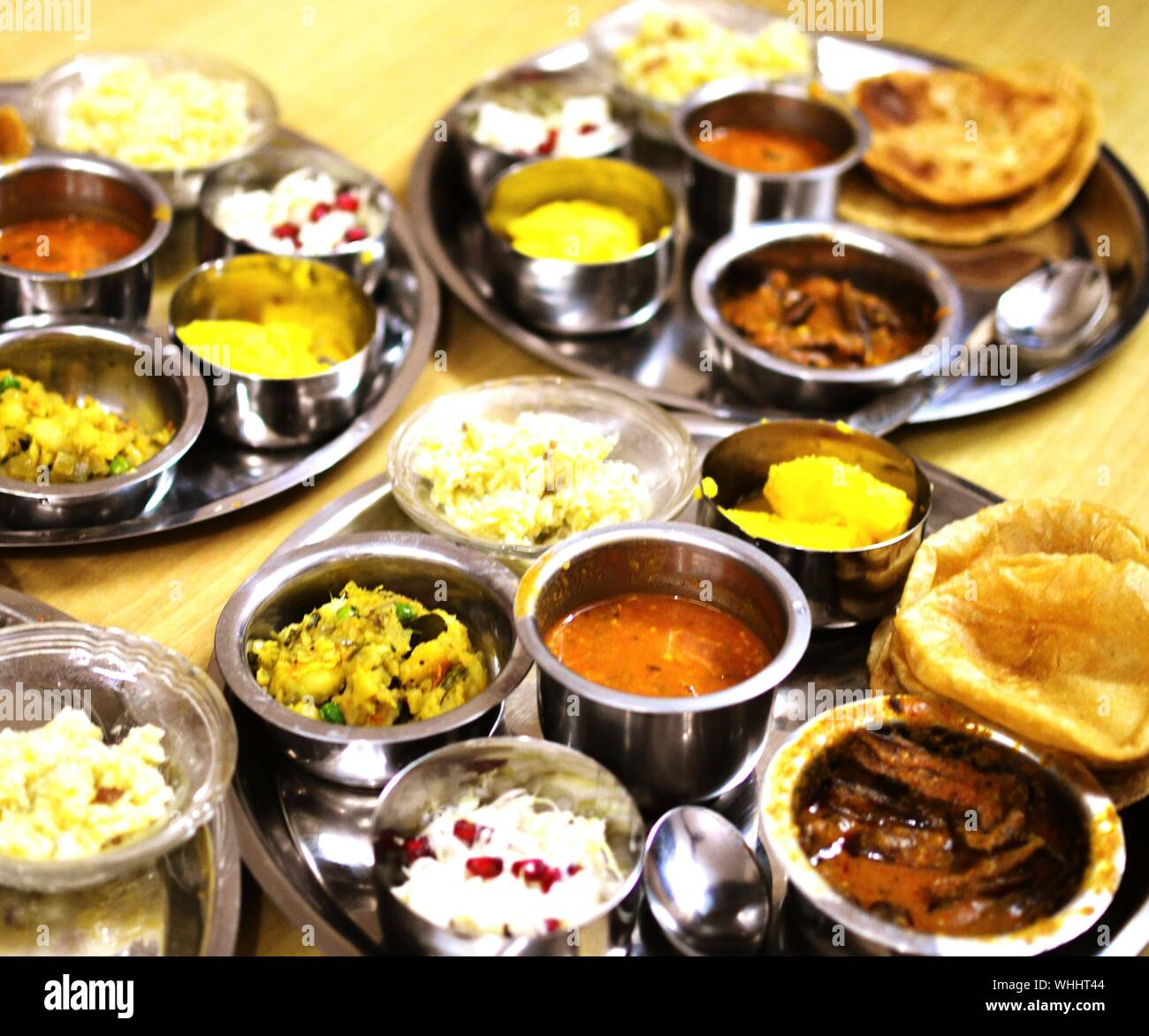 Indian vegetable thali hi-res stock photography and images - Alamy